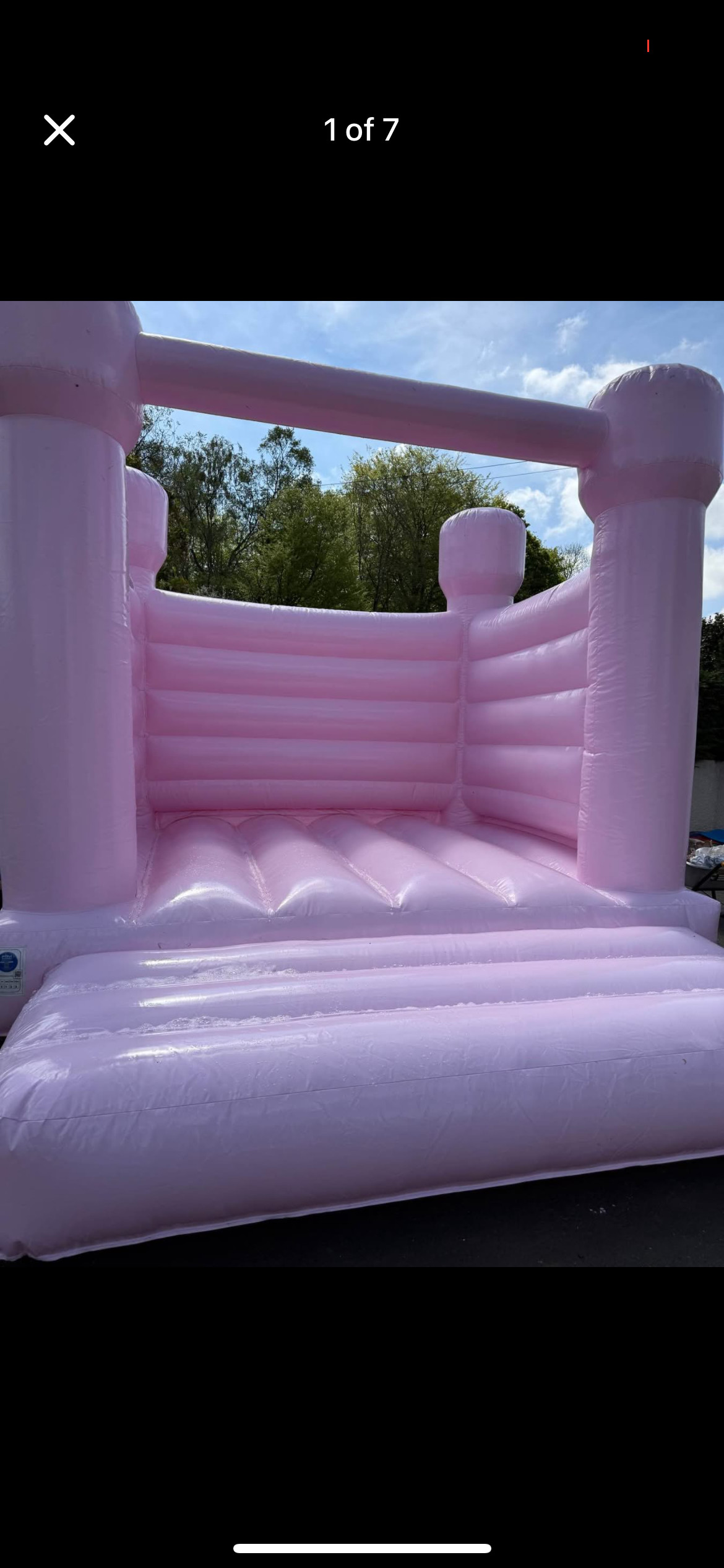 Pastel Pink Castle - Hire in Lisburn, Belfast, Moira, Dromore ...