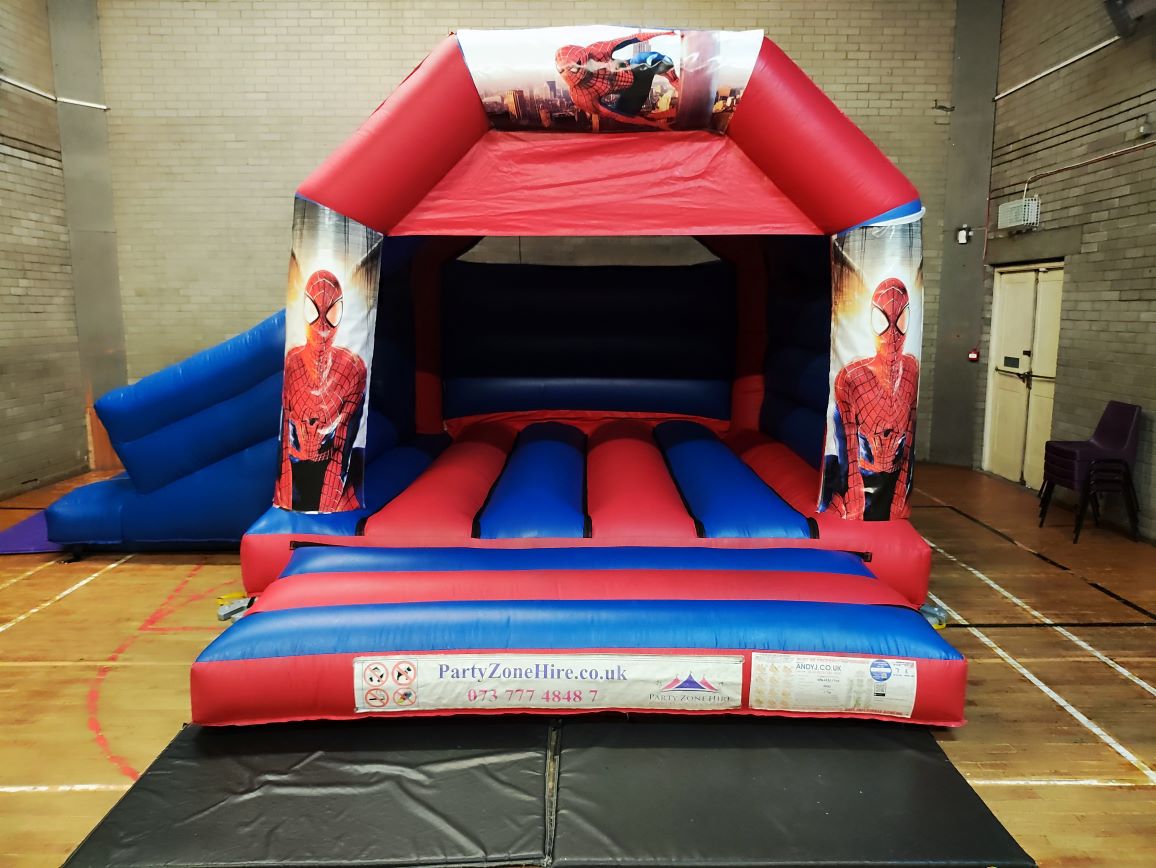 Party Zone Hire - Bounce & Slide Spider-Man