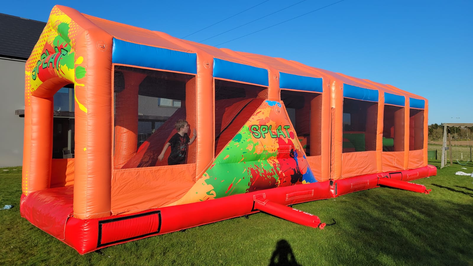 Inflatable assault courses