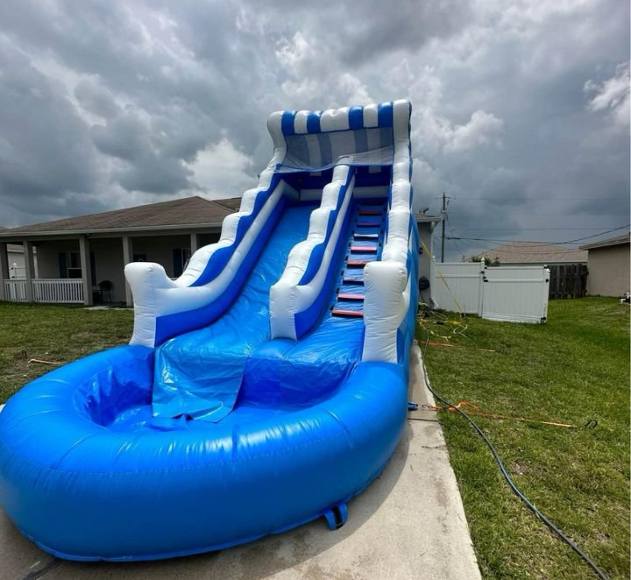 18ft Blue Wave waterslide (non detachable pool) - PARTY RENTALS in ...