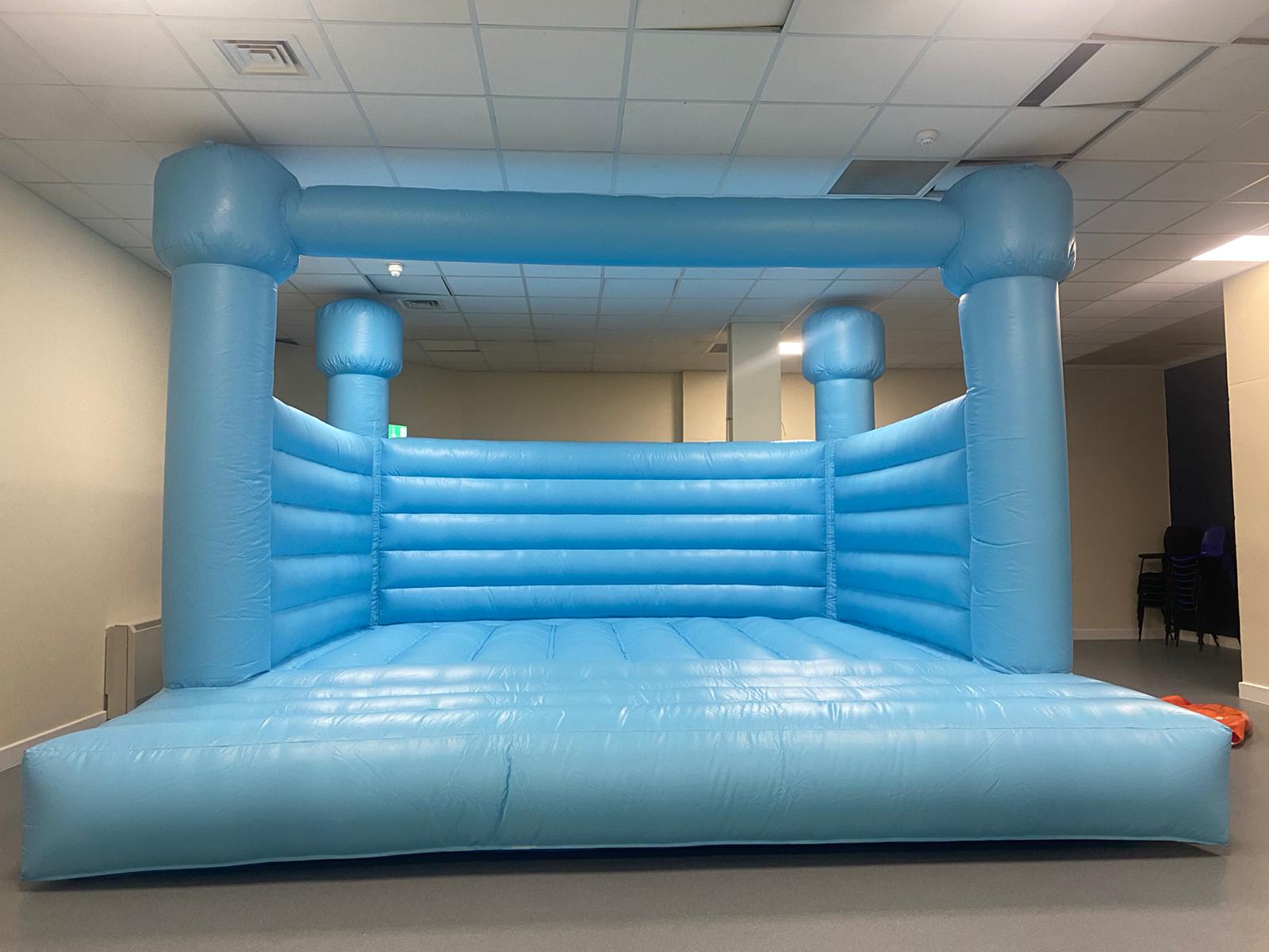 pastel blue castle - Bouncy Castle Hire, Bouncy Castles in Croydon ...