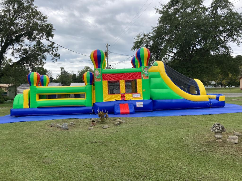 Dry Obstacle Course Ballon Bouncer - Party Rental and Jumpers Rental in ...