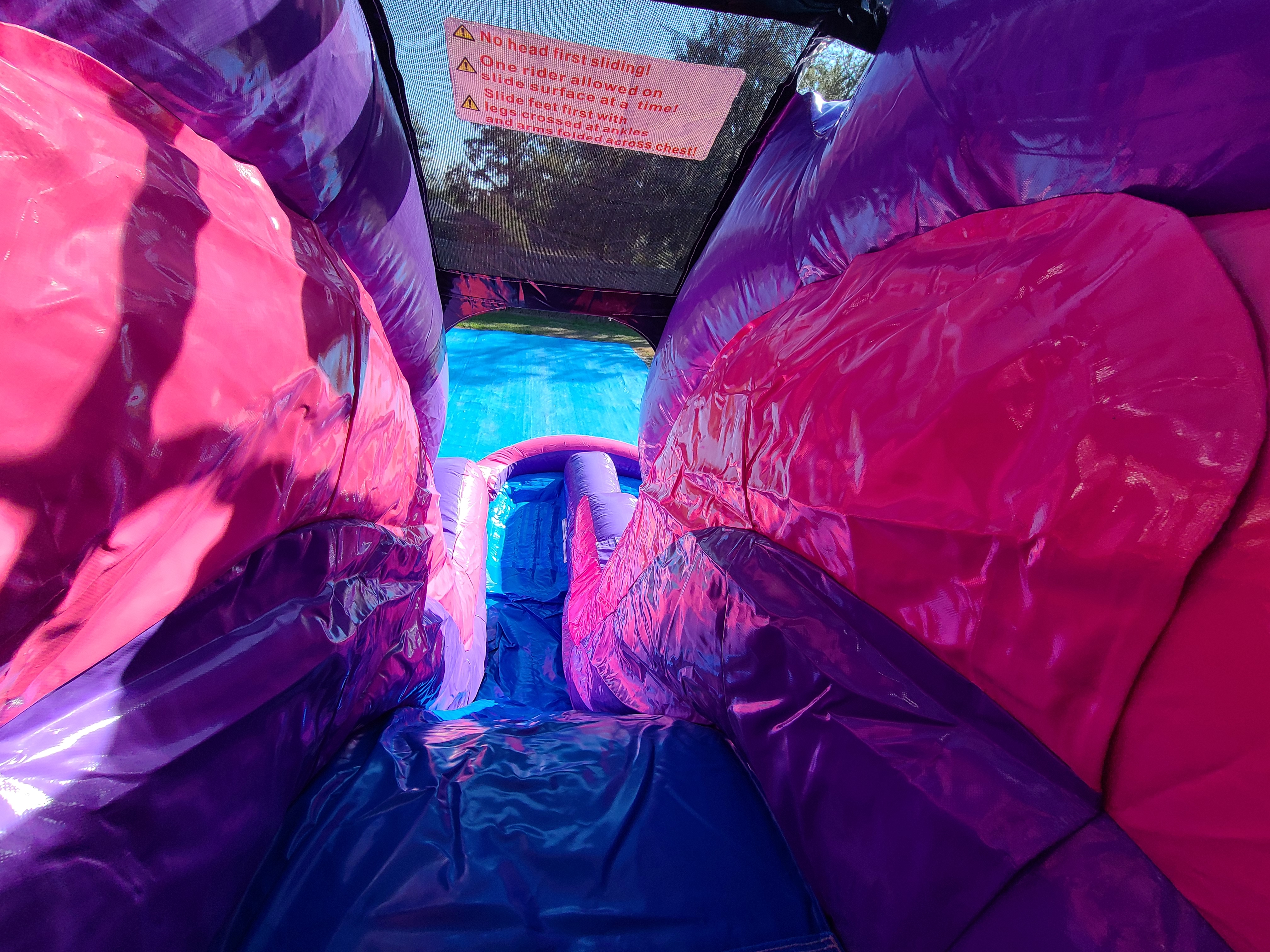 Pink Combo Double Lane Wet/Dry - Party and Inflatable Rentals in ...