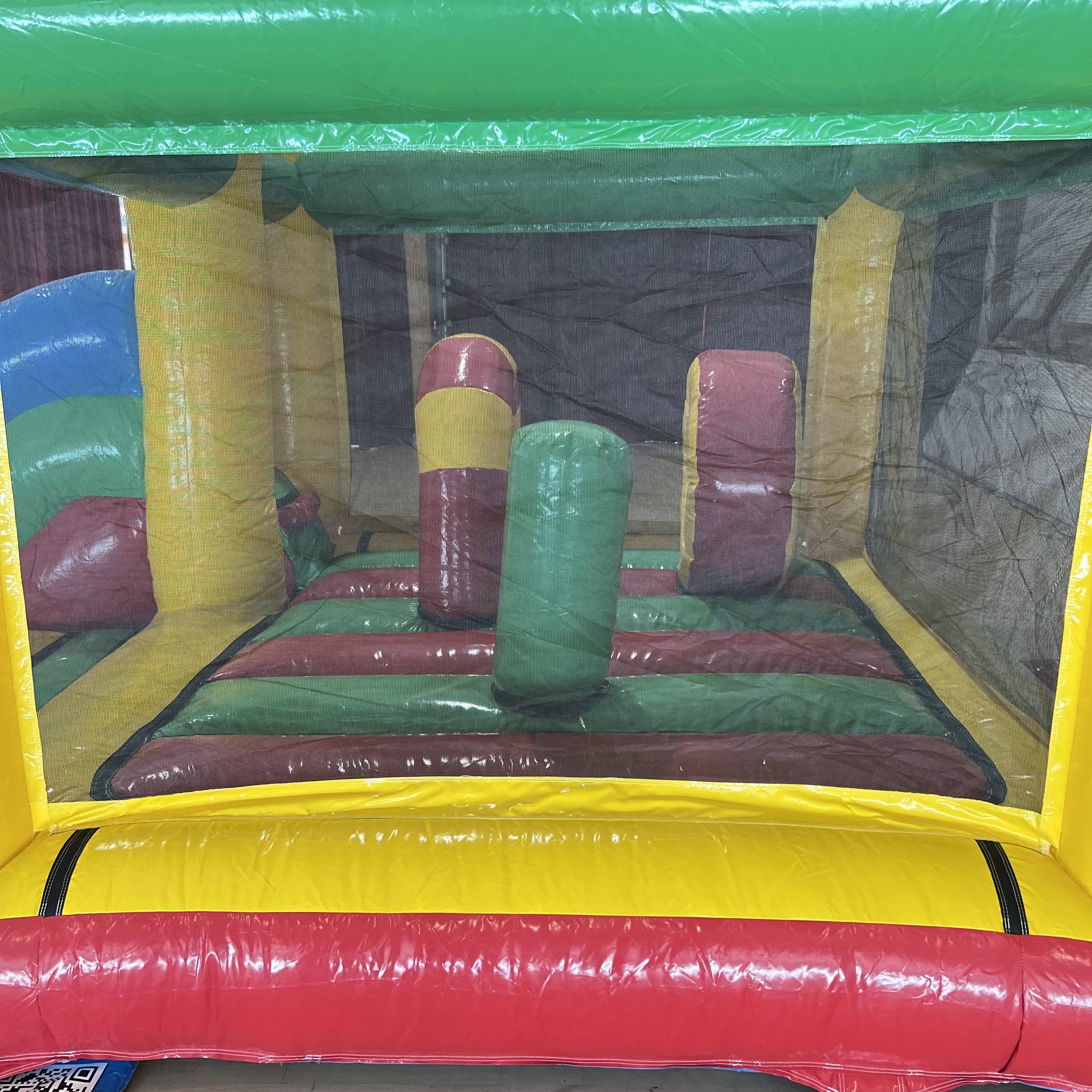 Multi Coloured Activity Bounce and Slide - Bouncy Castle Hire in ...