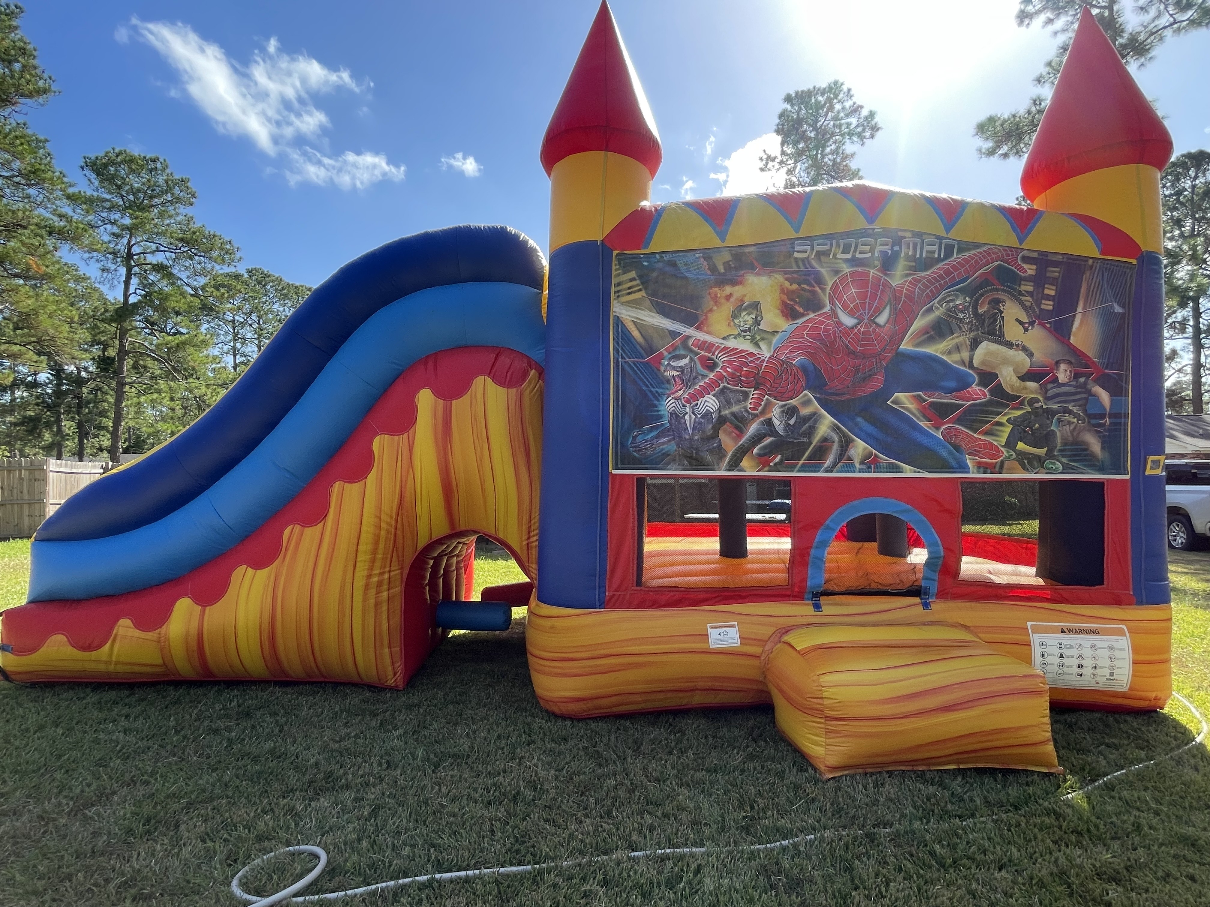 Spiderman Bounce House Slide - Bounce House Rental in Albany, Leesburg ...