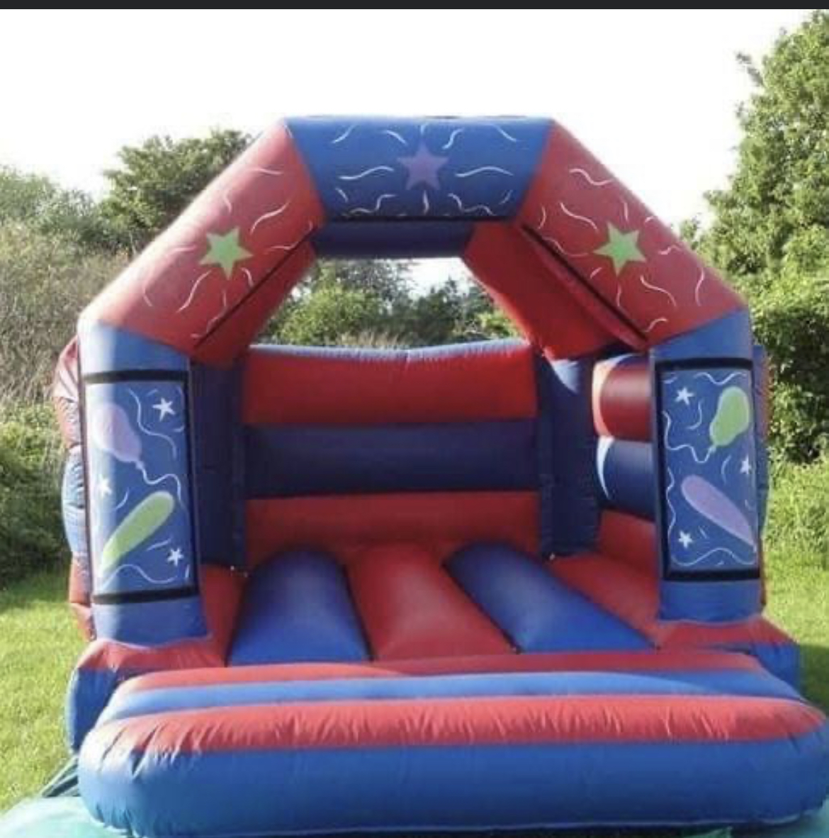 15x11 r+b balloon theme Bouncy Castle - Bouncy Castle Hire in ...