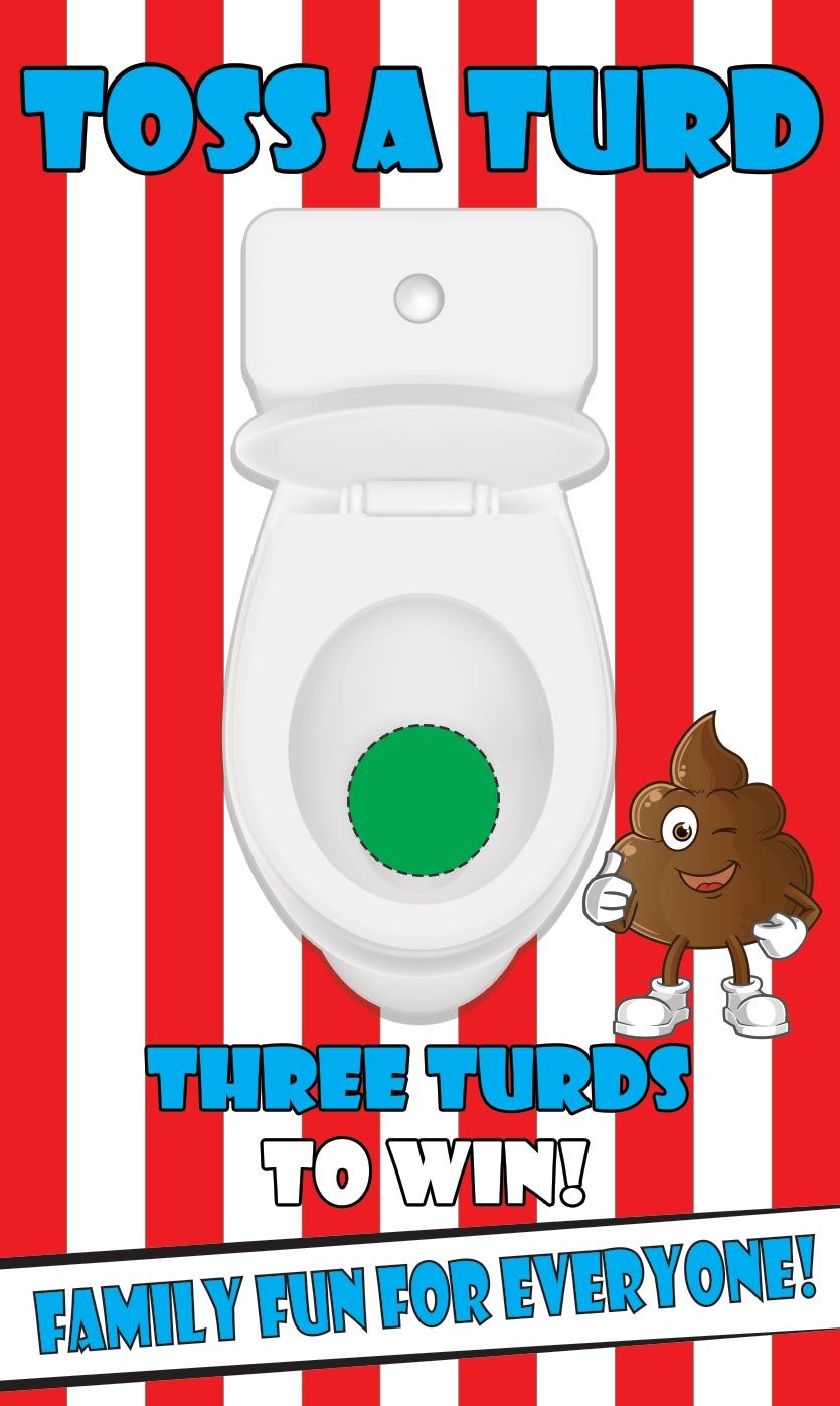 BB-1137 - A frame board game - Toss a Turd - Bouncy Castle Manufacture ...