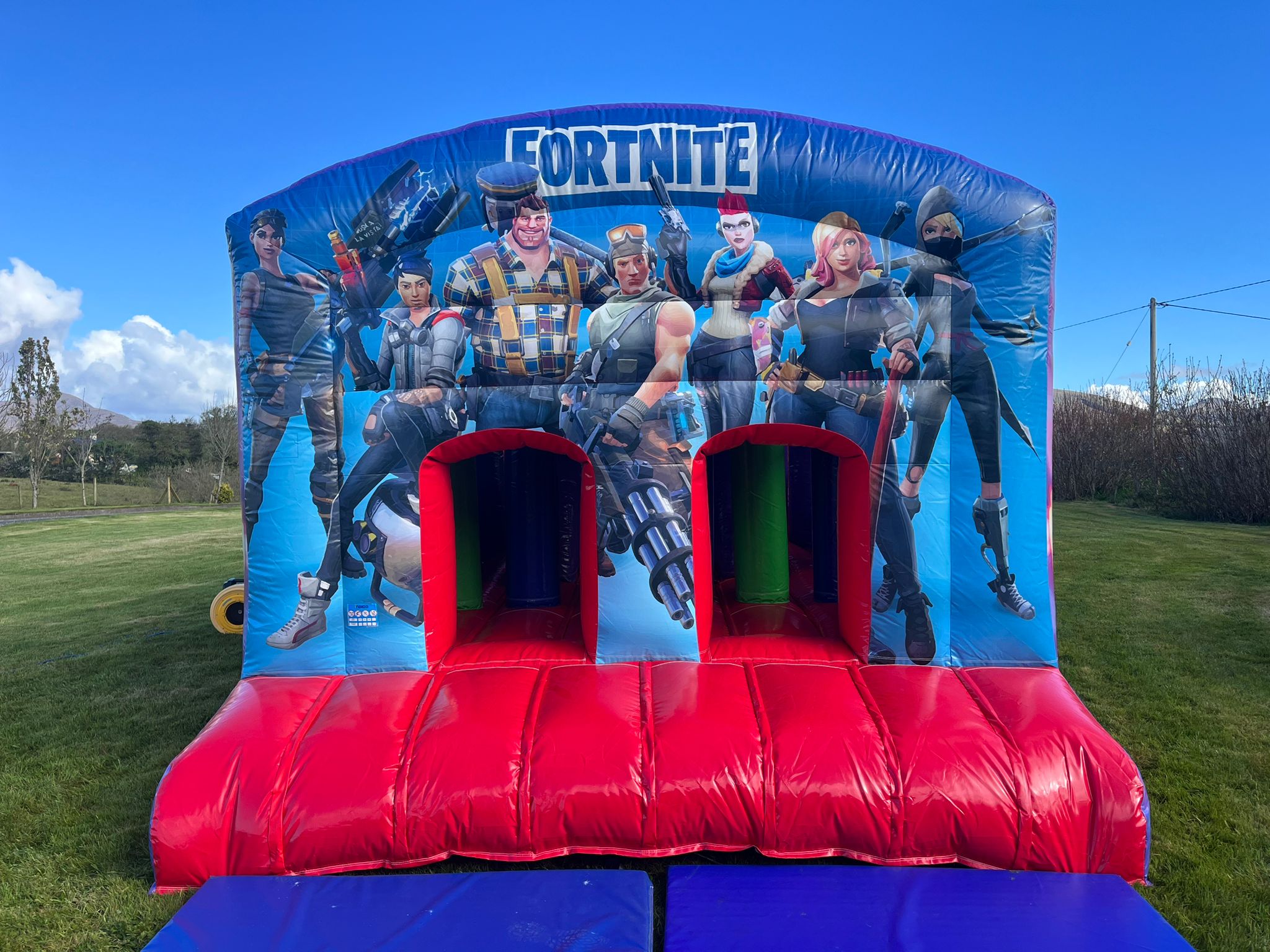 52ft Giant Fortnite Obstacle Course - Bouncy Castle Hire in Mayo ...