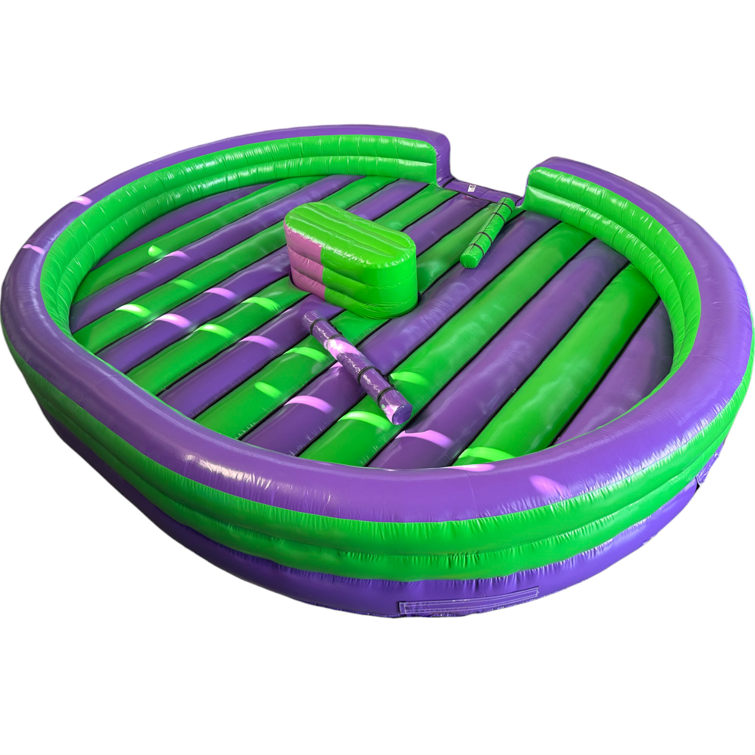 BB-076C - 24x16x4ft - Oval Gladiator Duel (Sealed Air Podia) - (Green ...