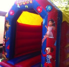 Circus Clown Theme 8ftx11ft - Bouncy Castle Hire in Leeds, Bradford ...