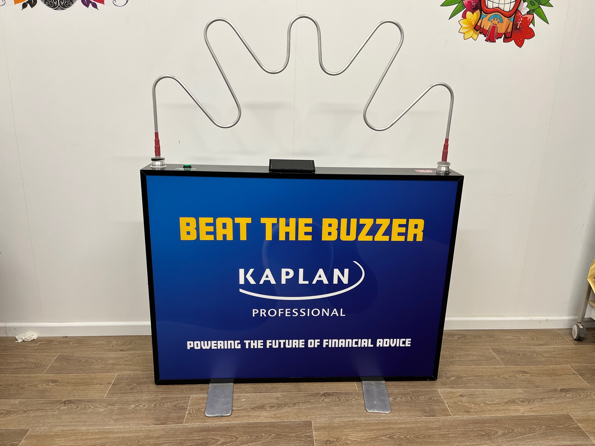 Giant Buzz Wire Hire Australia with Branding