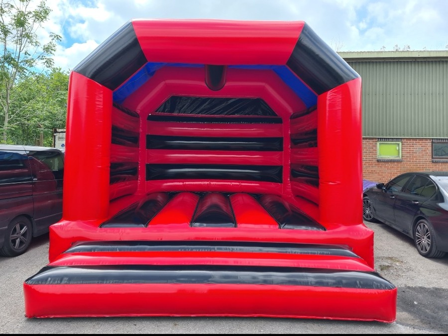 15ft x 16ft Adult Red & Black - Bouncy Castle Sales in the UK ...