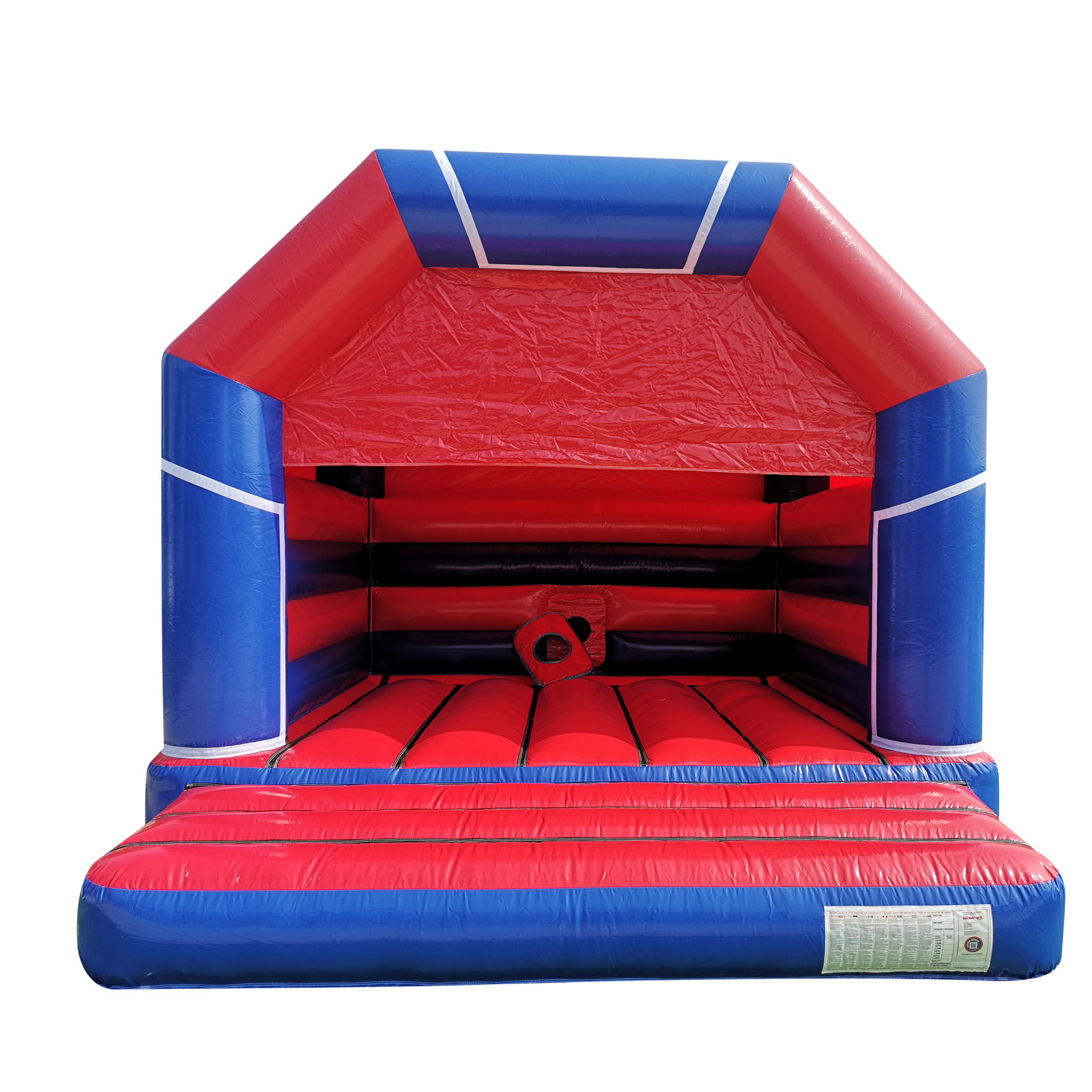 BBOL-206 - 15x15x11.6ft - A frame bouncer - (Blue & Red Velcro ...