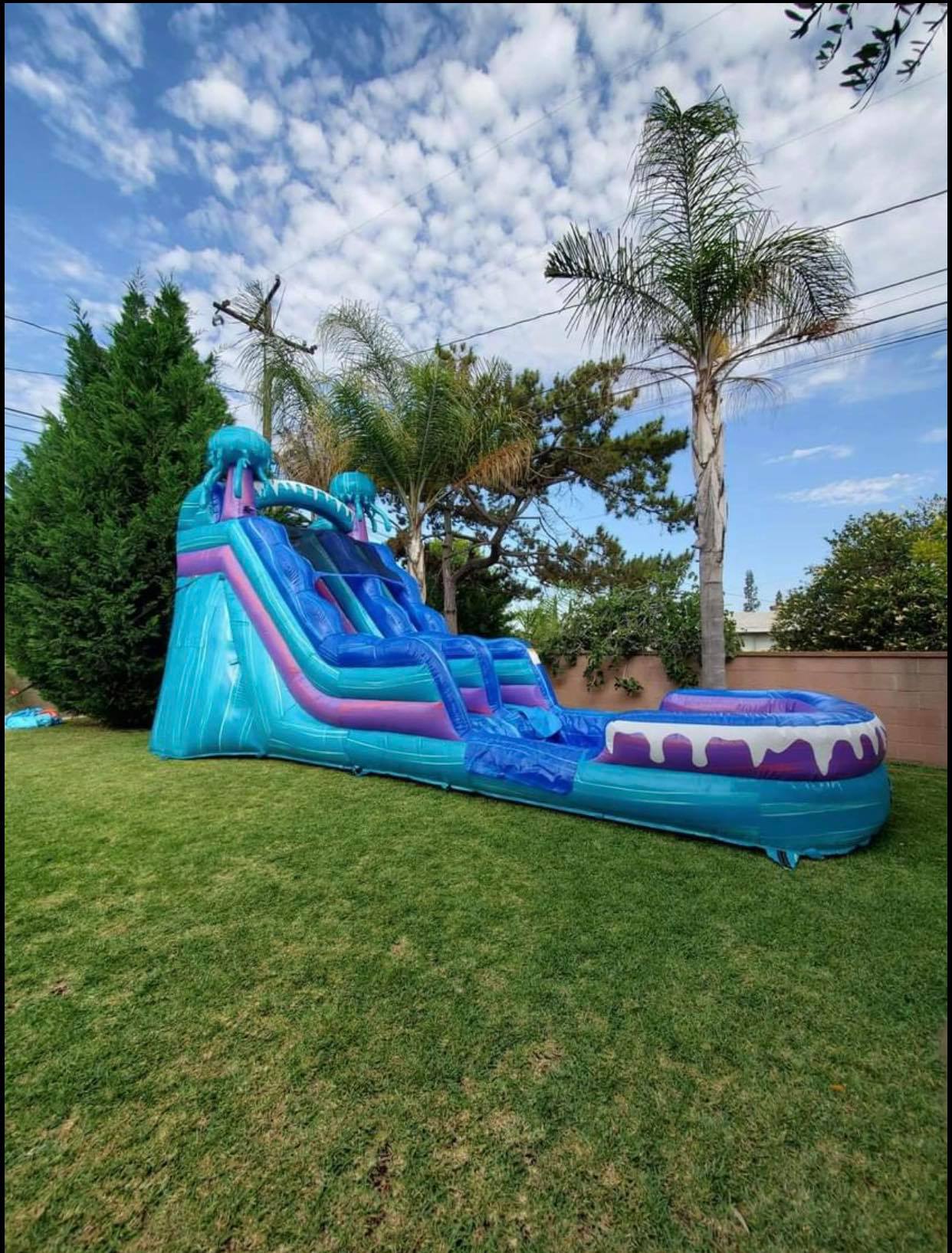 Electric Splash (15ft Single Lane) - Bouncy Castle Hire in Magic Valley ...