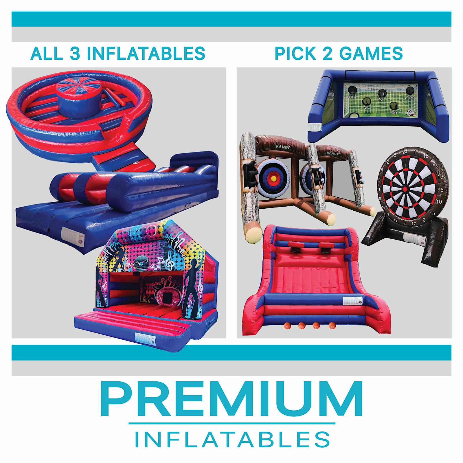 Promotional Inflatable Packages | Obstacle Courses, Mega Slides & More