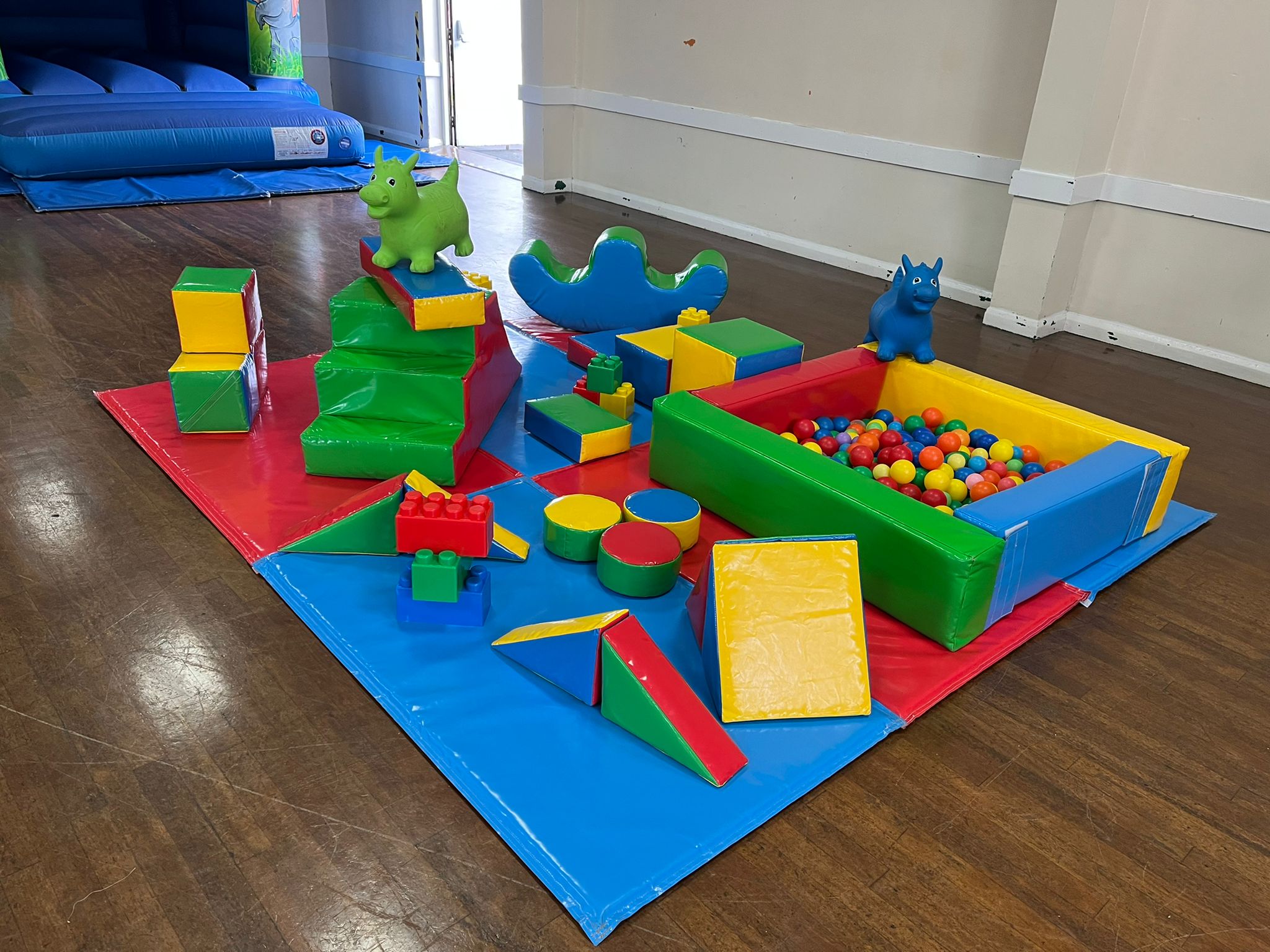 10ft x 9ft Multicoloured Gloss Soft Play - Hire in Preston, Lancashire ...