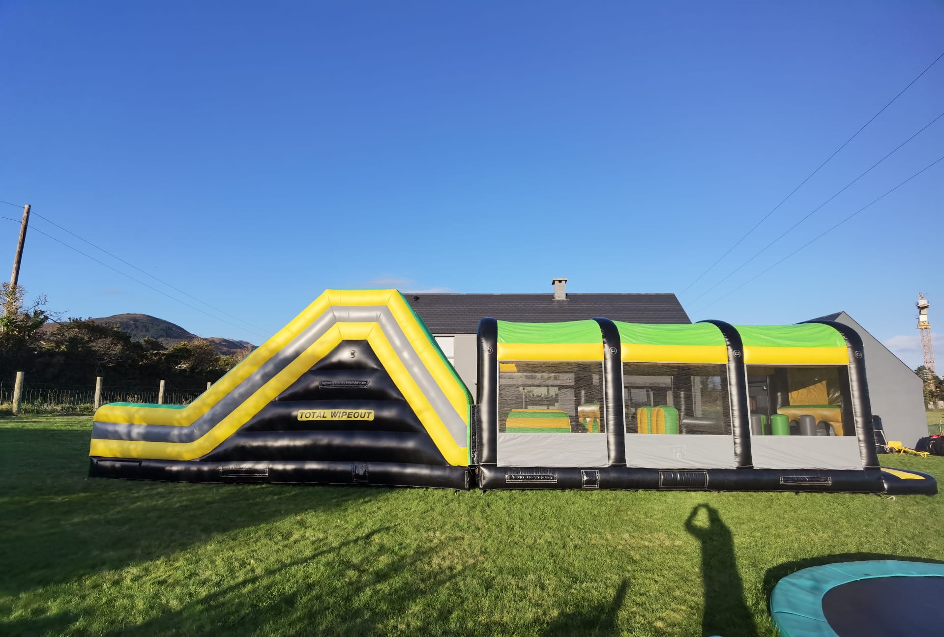 Total Wipeout Obstacle Course & Slide 55ft X 15ft - Hire in Louth ...