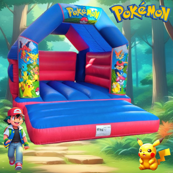 Pokemon Bouncy Castle | Hire in Leamington, Warwick, Stratford & Rugby