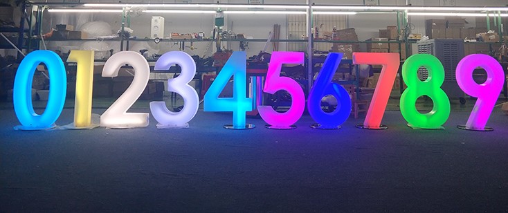 3 ft LED Numbers - Hire in Wirral | Package Hire Events Wirral