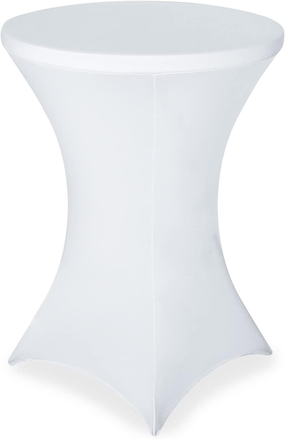 White Spandex Cover for Cocktail tables - Party Rentals and Events in ...