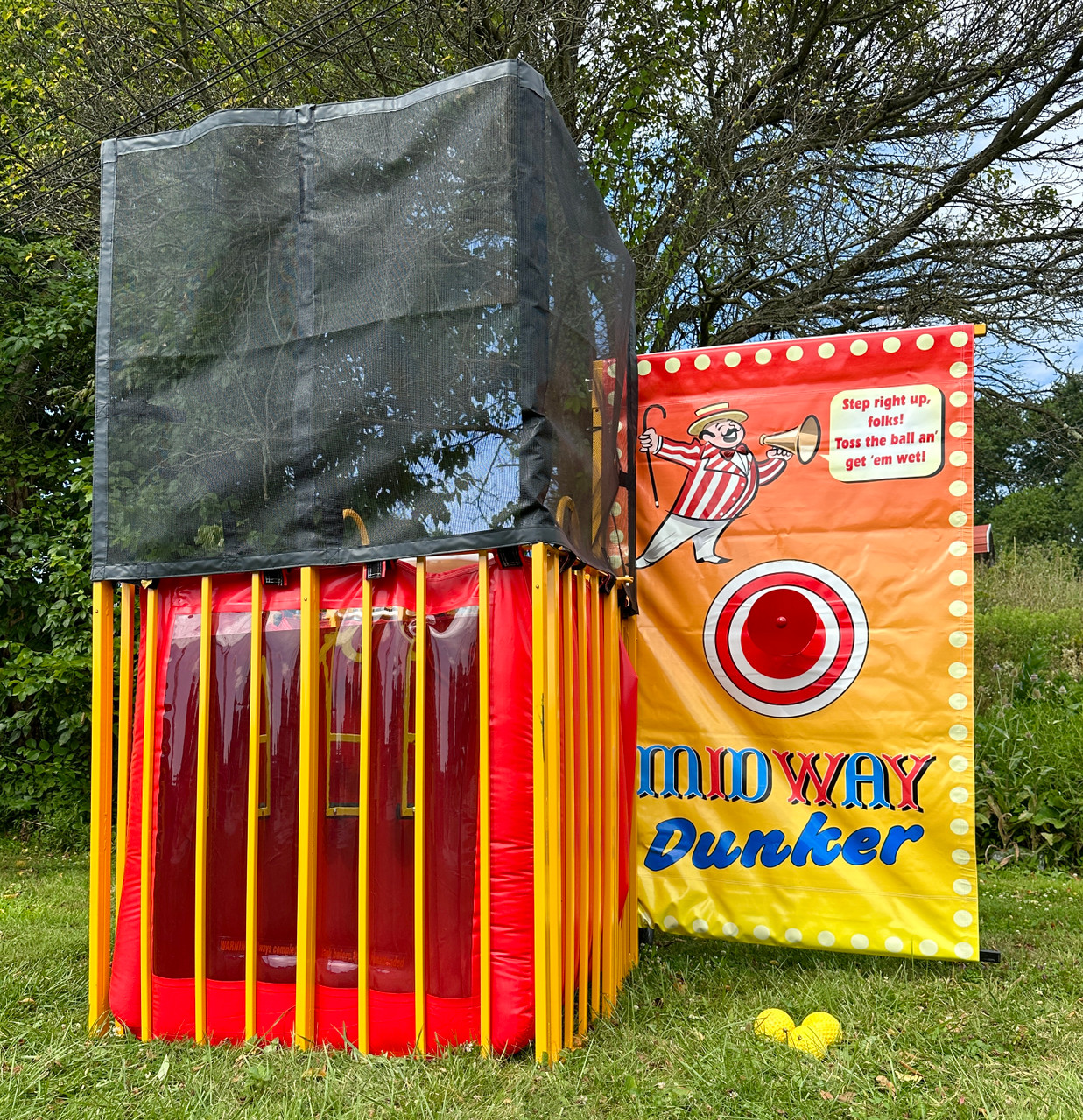 Premium Dunk Tanks for Rent | Heated & Foldable Options