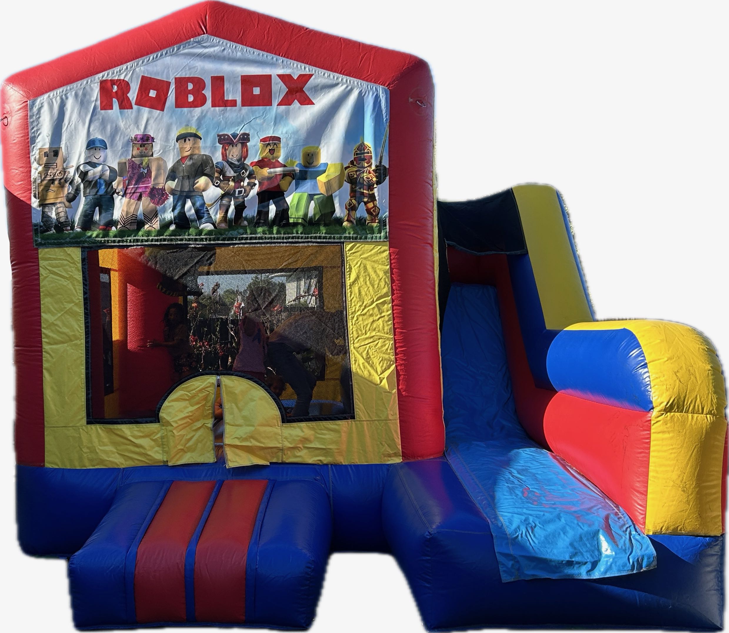 Roblox Themed Castle - Hire in Auckland | Bounce For A Cause