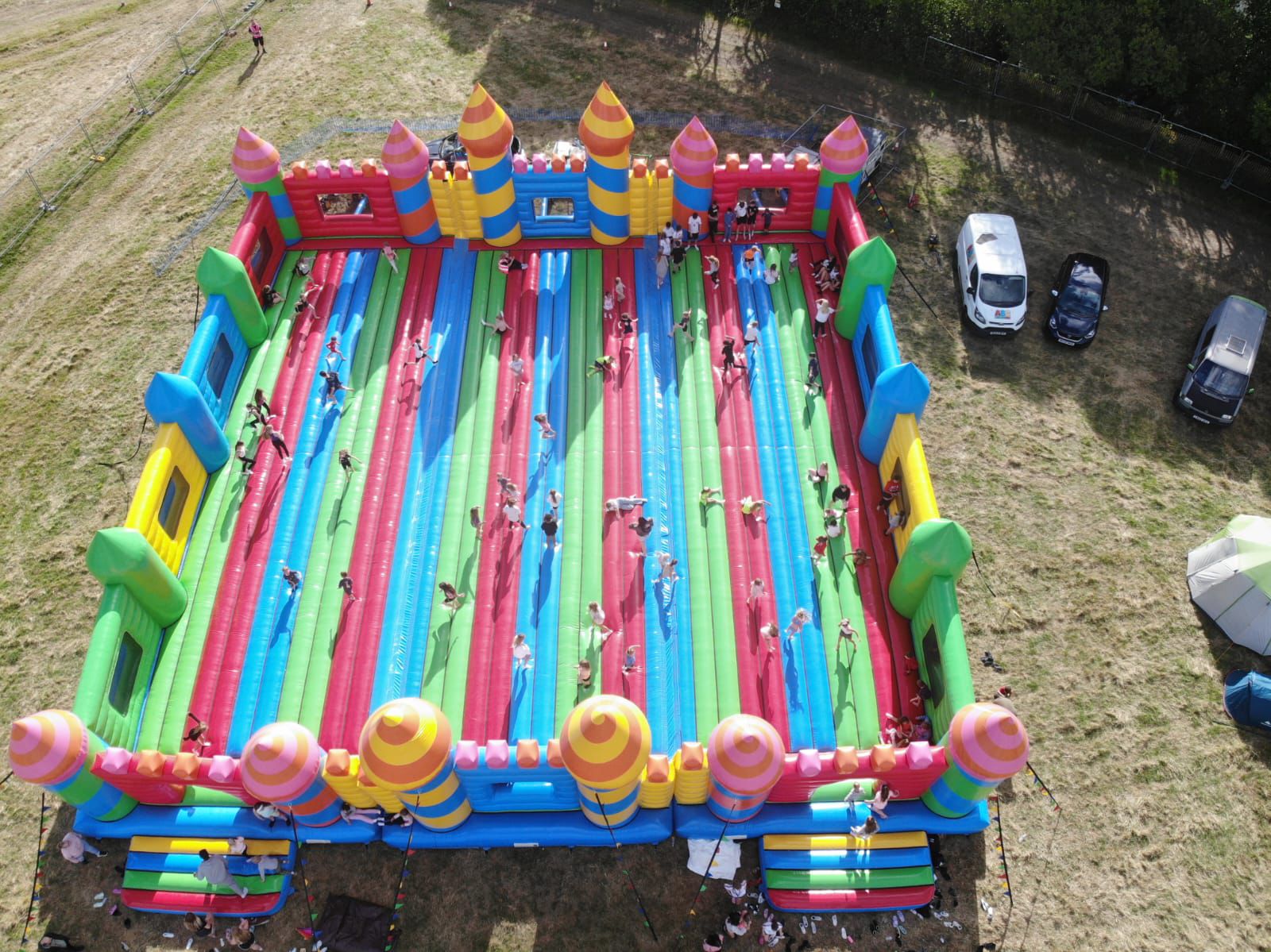 The World's Biggest Bouncy Castle - Hire in UK | Simply The Best Events