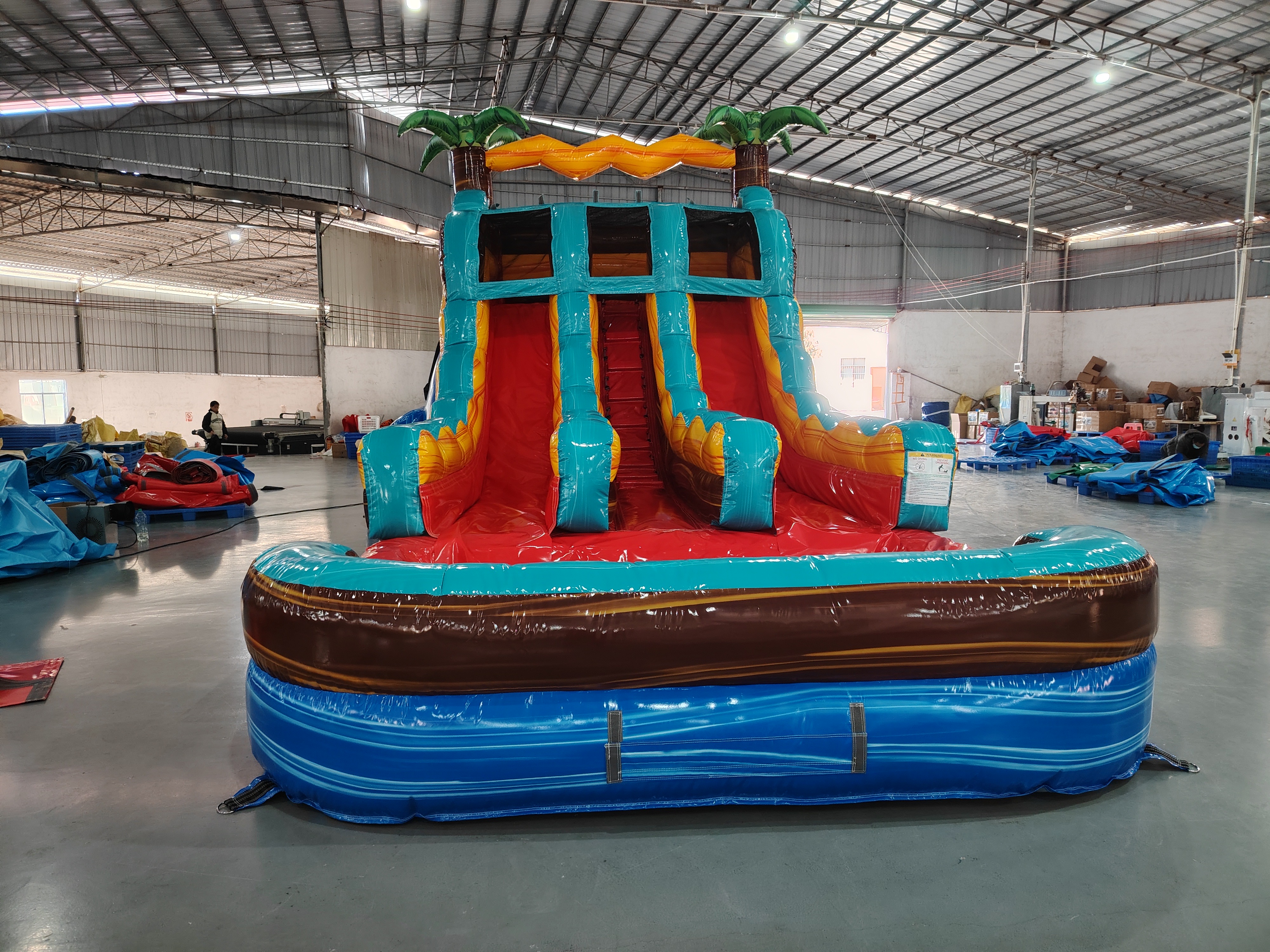 TROPIC SHOCK 15FT WATERSLIDE - Hire in IN | JUMP CITY