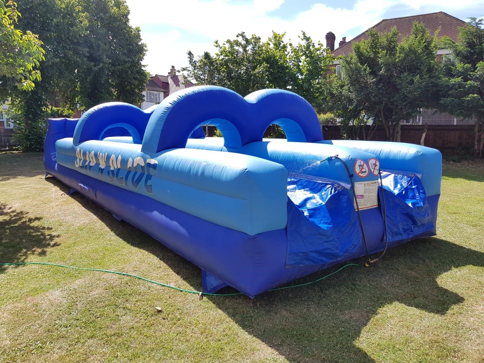 Slip And Slide Water Chute Hire Essex & London, 30ft Long