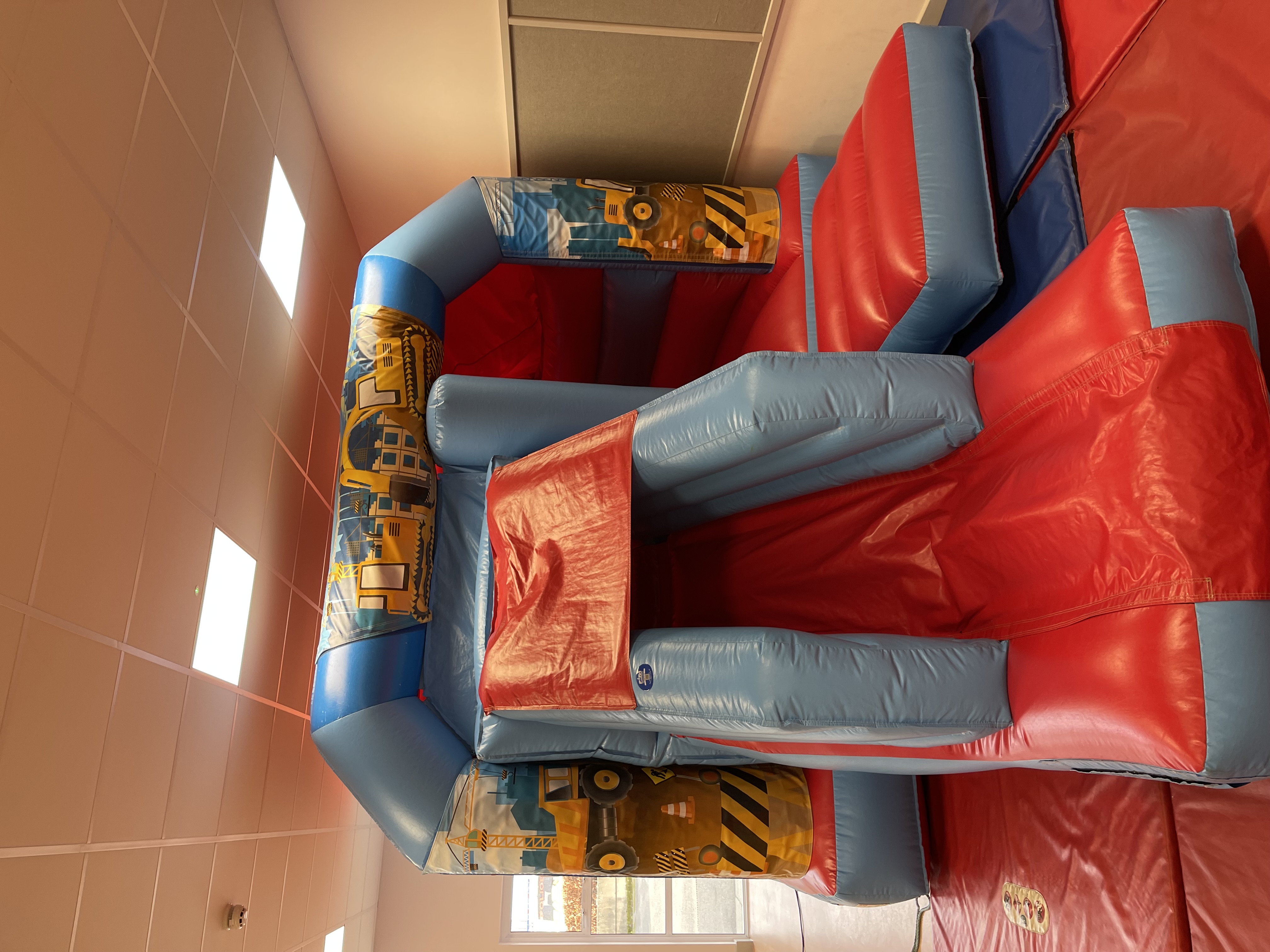 Construction Themed Castle - Bouncy Castle, Party Hire, Bucking Bronco ...