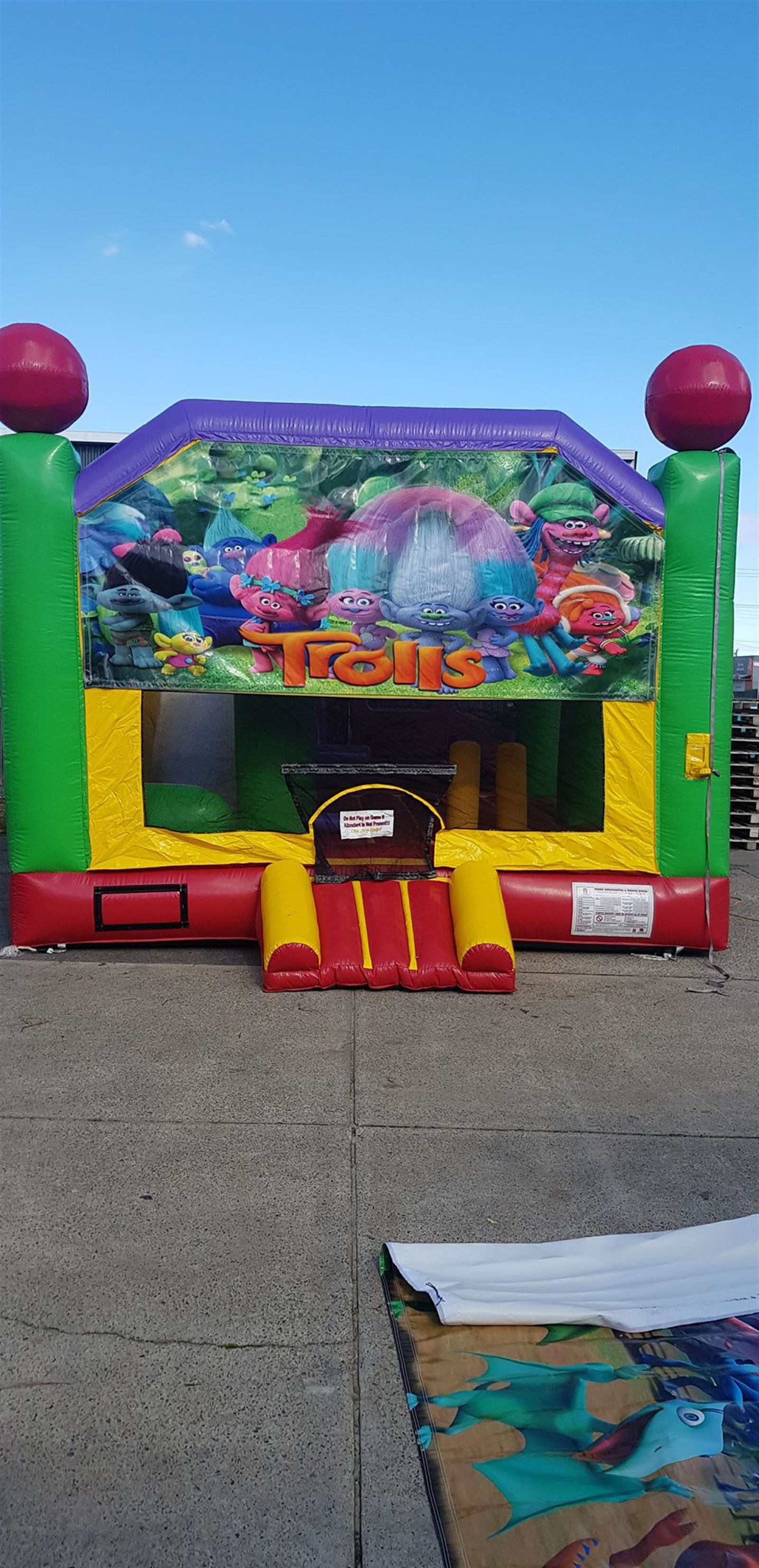 5 in 1 Trolls Combo - Jumping Castle Hire in Mandurah and Bunbury