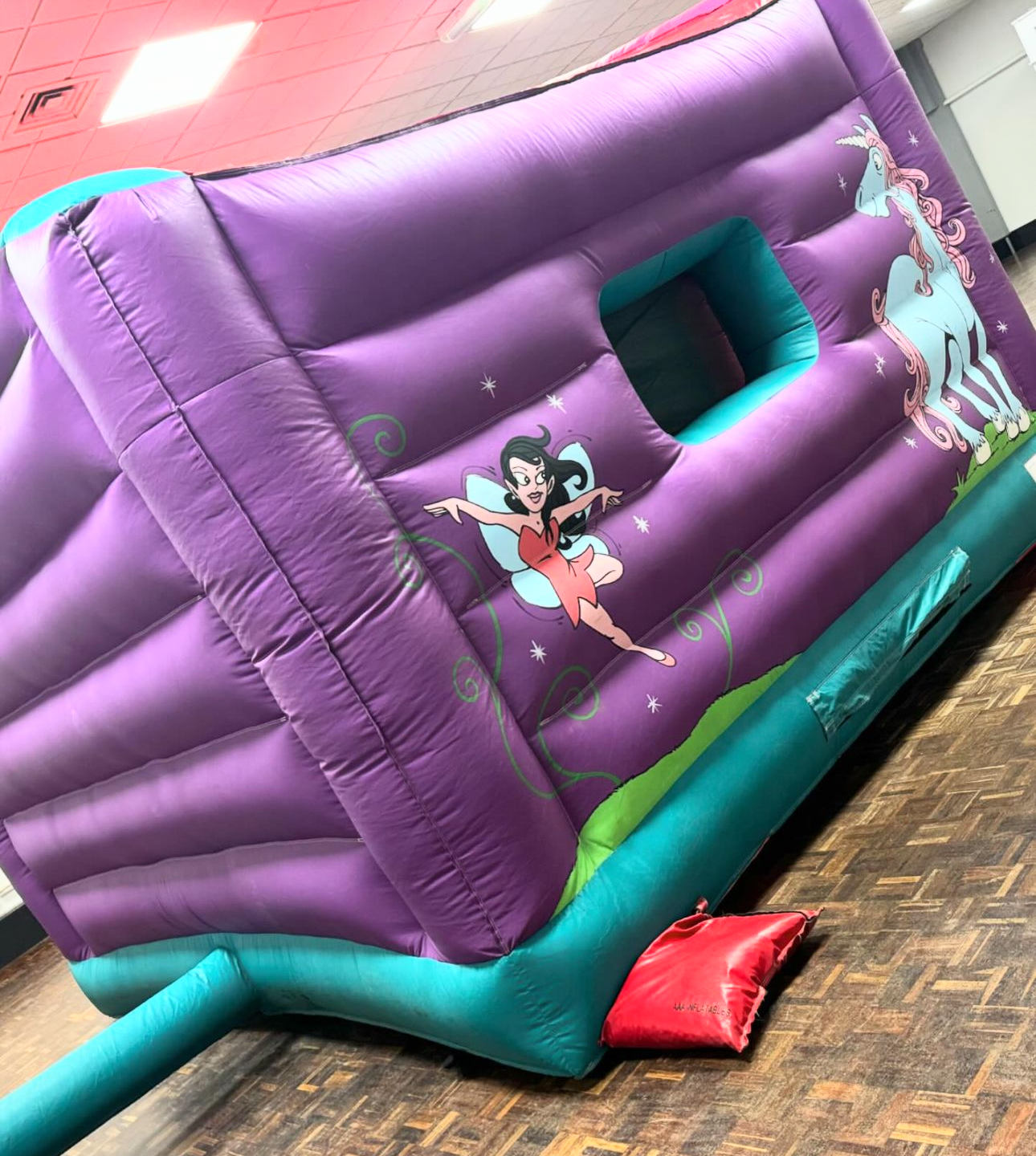 Girl Princess Chalet Bouncy Castle 21ft x 13ft x 9ft - Hire in ...