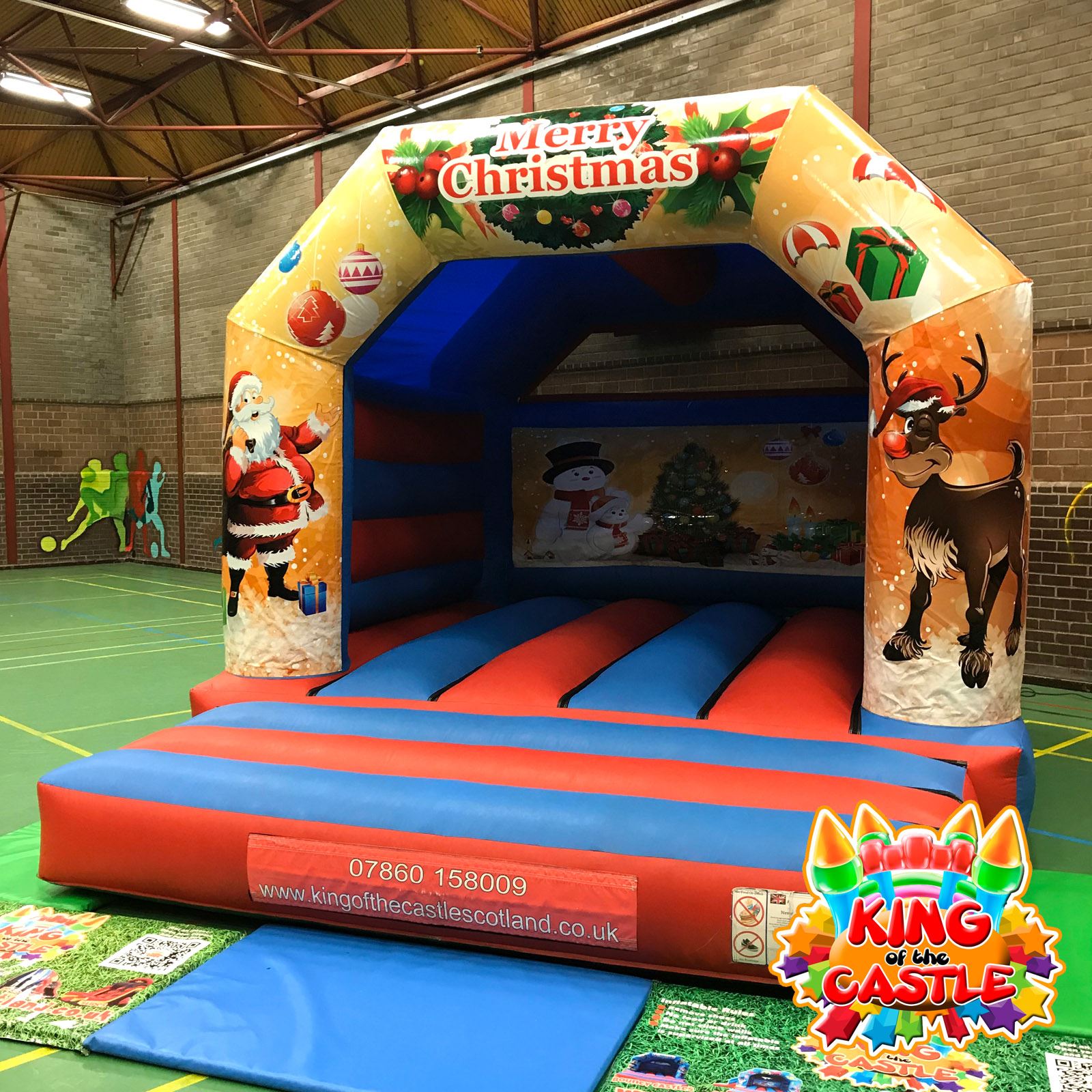 Christmas Bouncy Castle - Bouncy Castle Hire | Disco Dome Hire ...