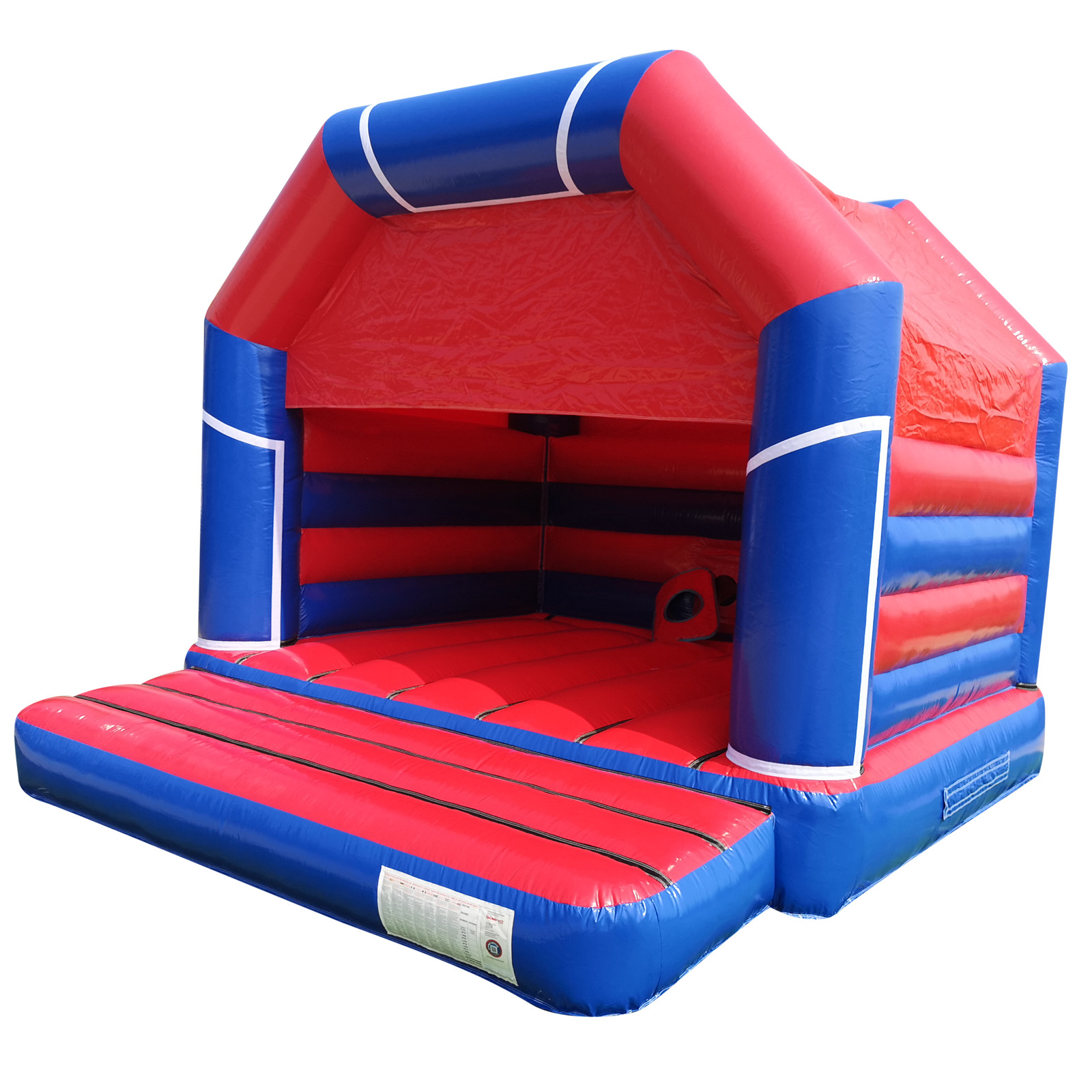 BBOL-206 - 15x15x11.6ft - A frame bouncer - (Blue & Red Velcro ...