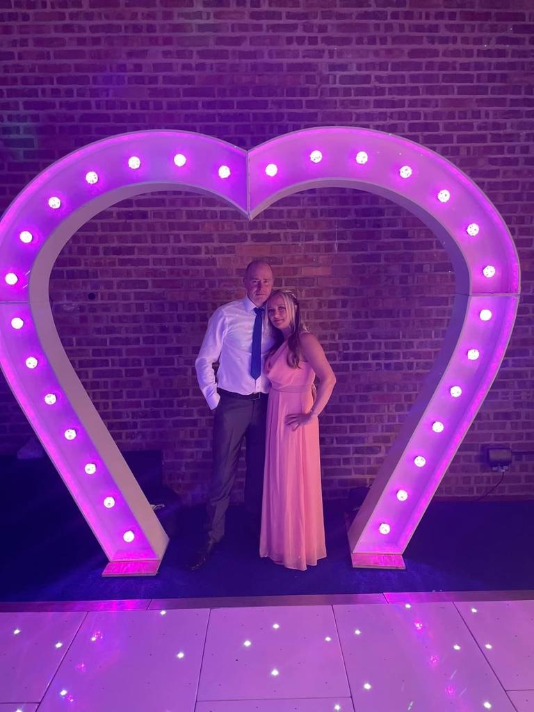 8 ft Multicolored Light Up Arch - Hire in Wirral | Package Hire Events ...