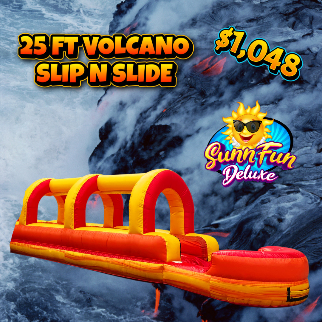 Volcano 25 FT Slip N Slide (SNS-VM) - Inflatables Sales in USA ...