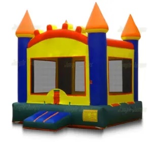 Orange and Green Moon Bounce Castle - Hire in Cecil County Maryland ...
