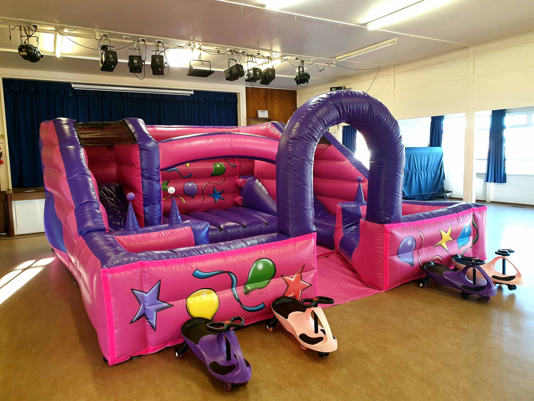 Pink & Purple Play Park Hire | Bedfordshire, Buckinghamshire