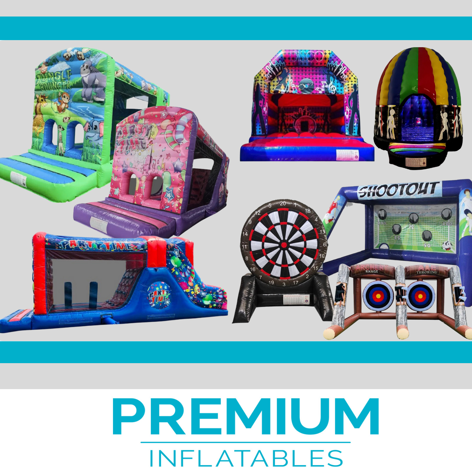 ANY Disco Bouncy Castle + ANY Fun Run + ANY Inflatable Game - Bouncy ...