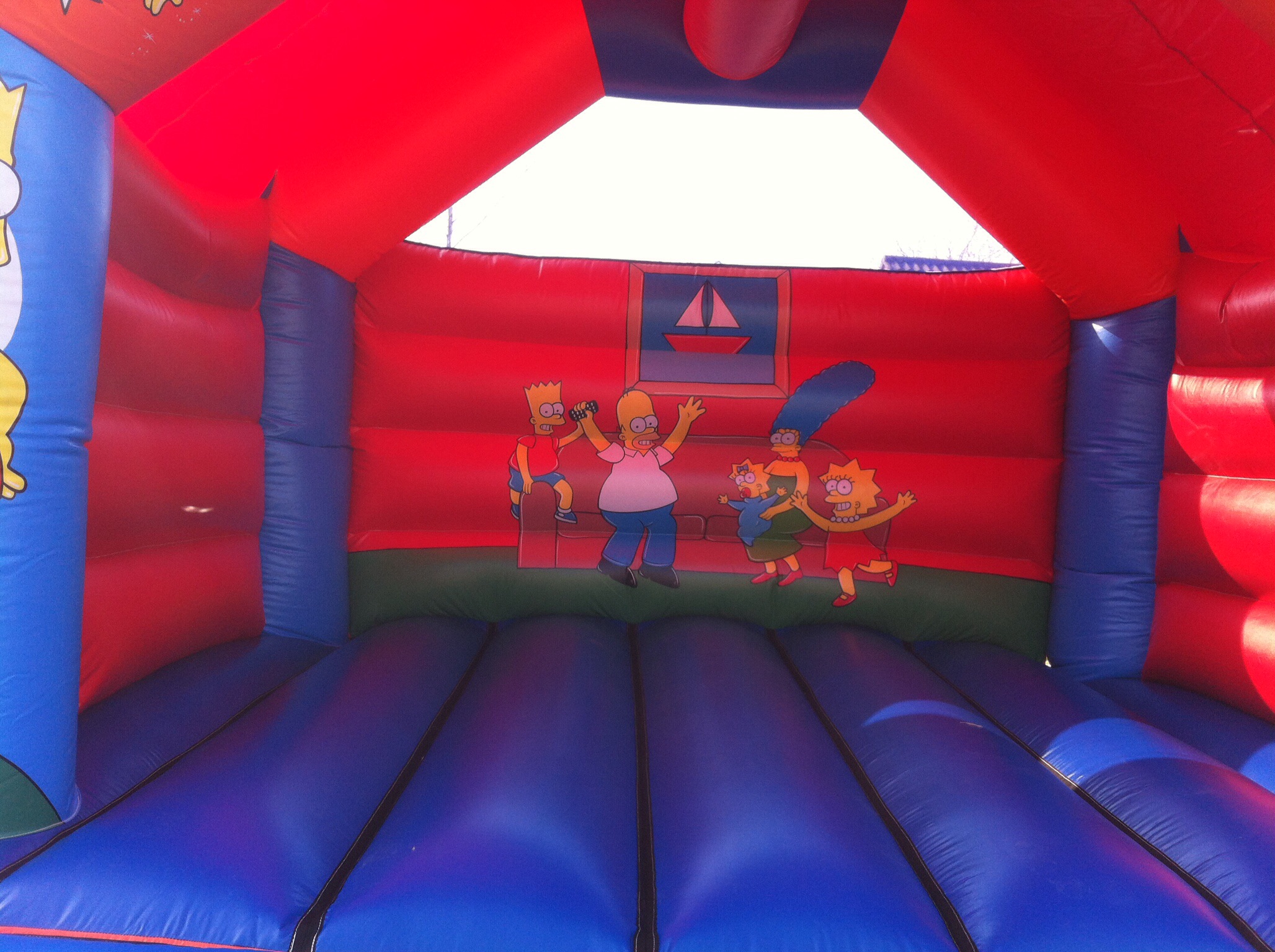 Simpsons bouncy castle - Bouncy Castle & Inflatable Hire in Stoke on ...