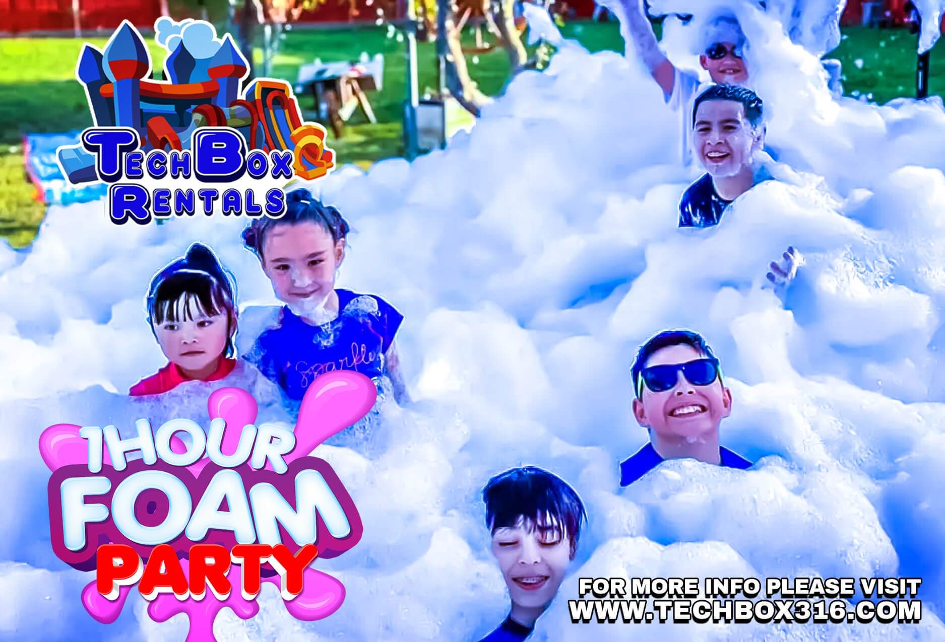 Foam Party (1hr) - Hire in Kansas | Techbox Rentals