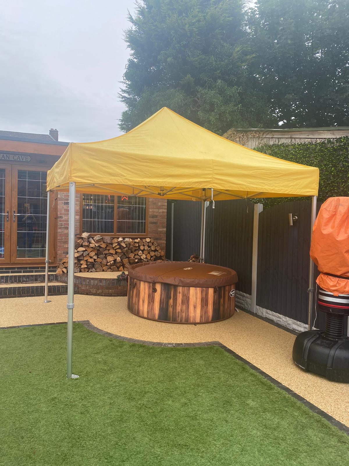 Yellow Gazebo - Bouncy Castle Hire in Wolverhampton, Walsall, Cannock