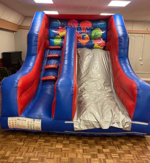 6ft blue and red slide