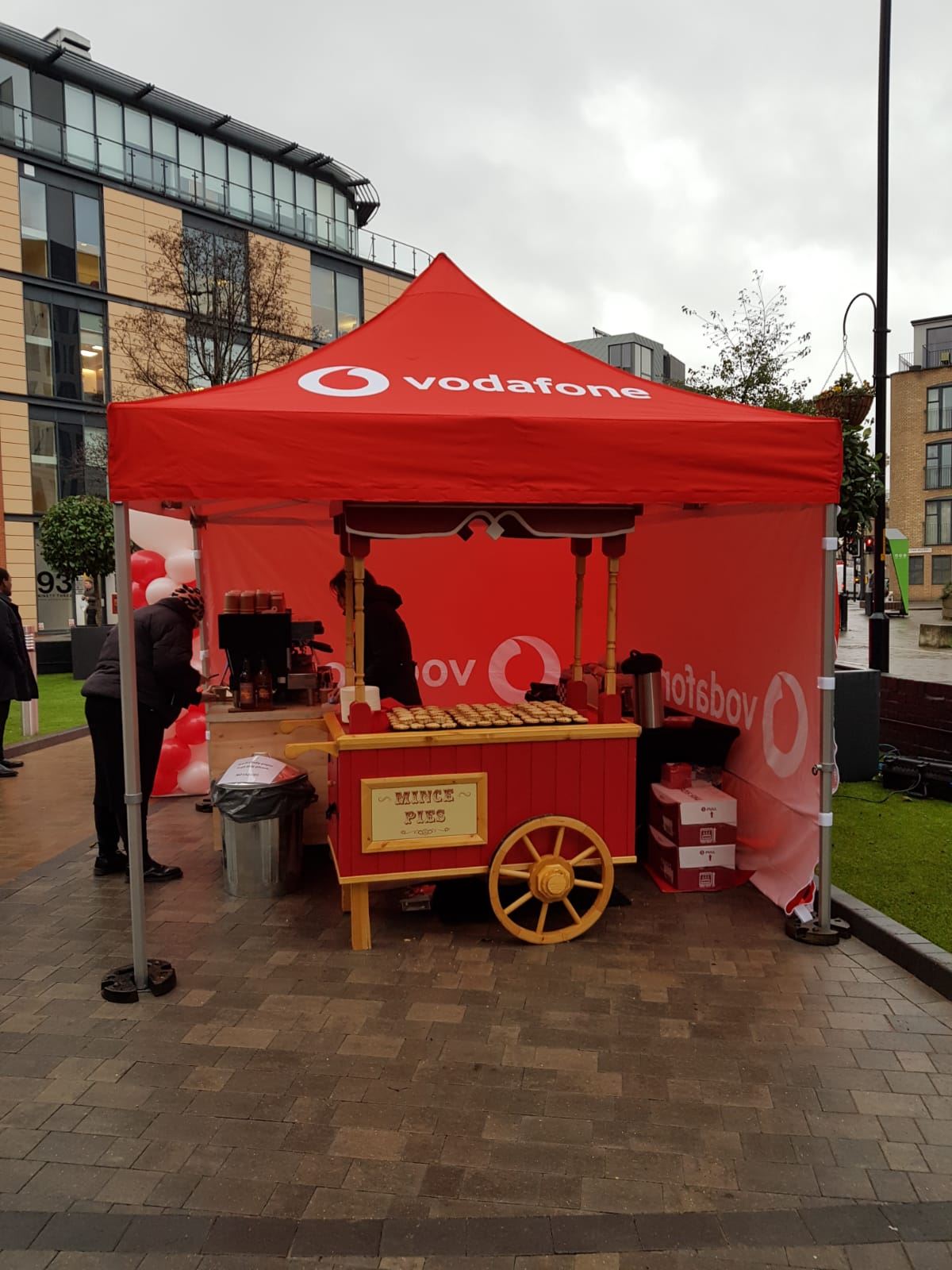 Mince Pie Cart For Hire, Mince Pie Stand Rental Prices, UK