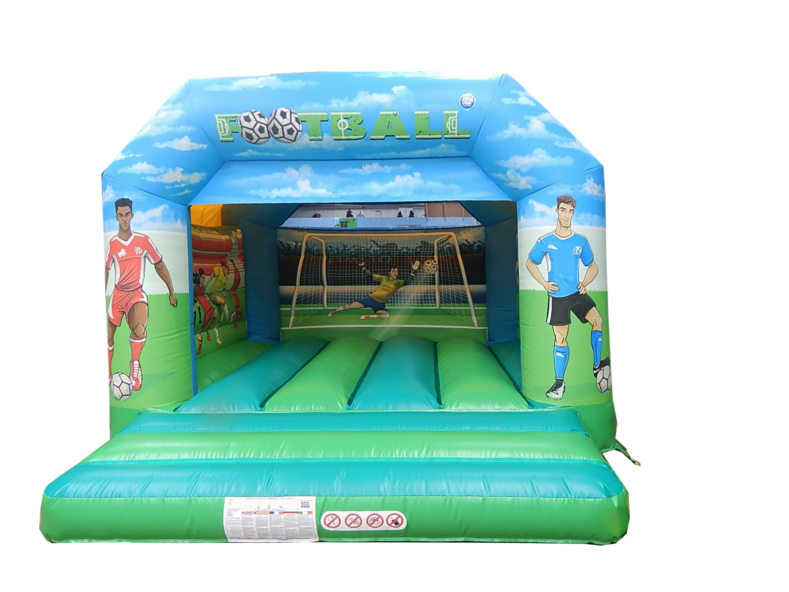 A-Frame 12 x 12 Football Bouncy Castle - Inflatable Manufacturer in The ...