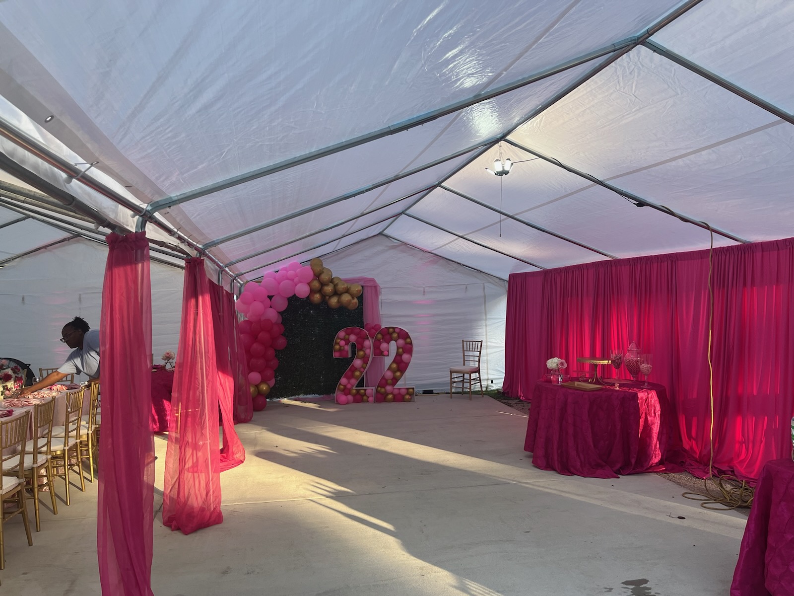 16x32 Tent - Hire in SC | Just Jump LLC