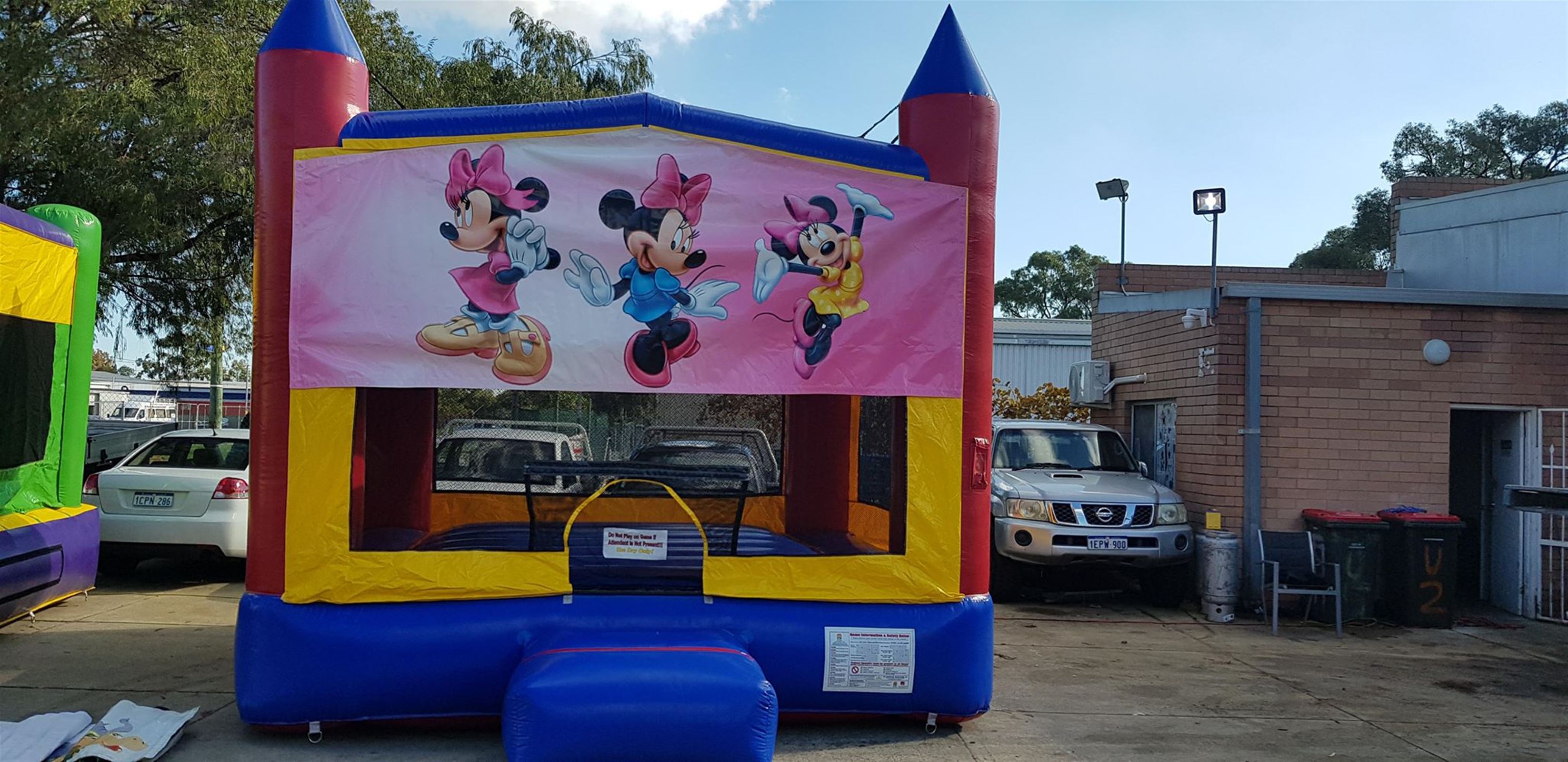 Minnie Mouse Bouncy Castle - Jumping Castle Hire in Mandurah and Bunbury