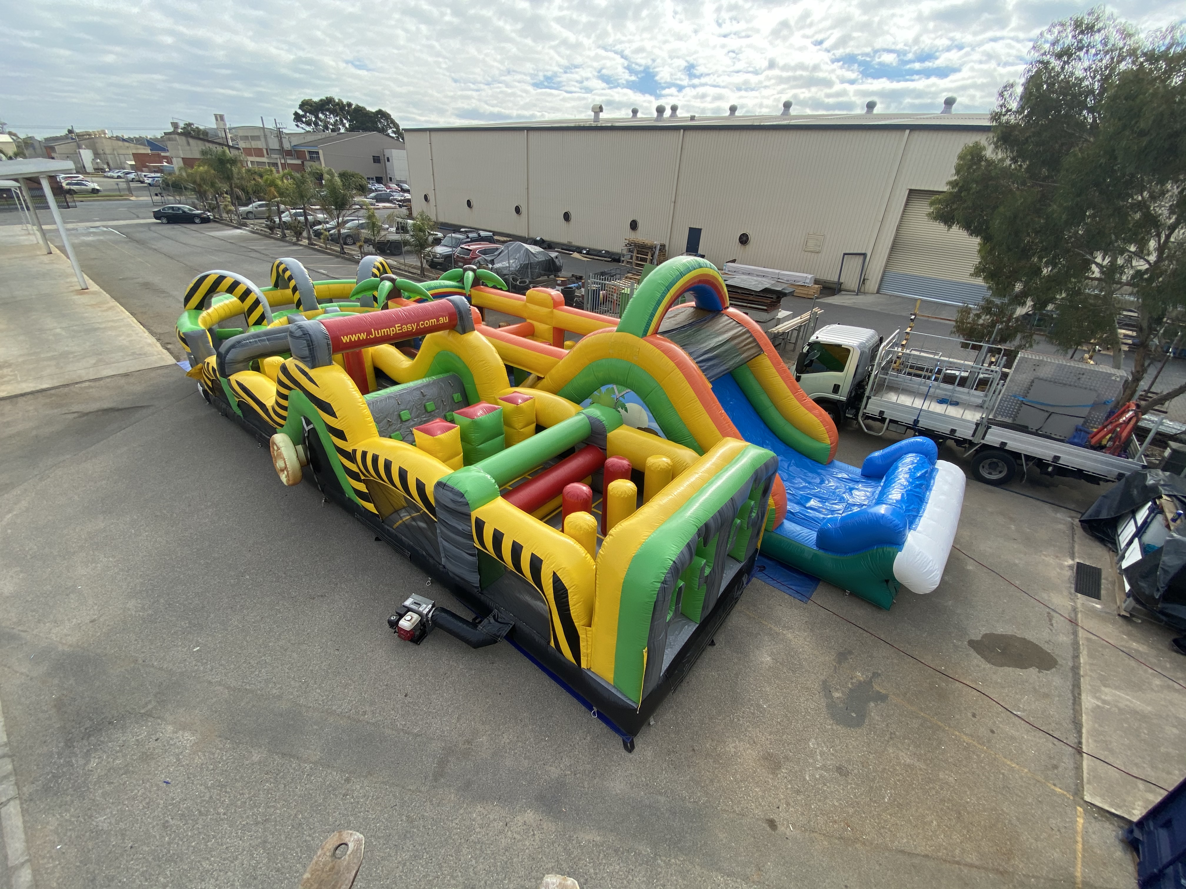 Troppo Obstacle Course Hire – Inflatable Jungle Fun Adelaide | Jump Ea