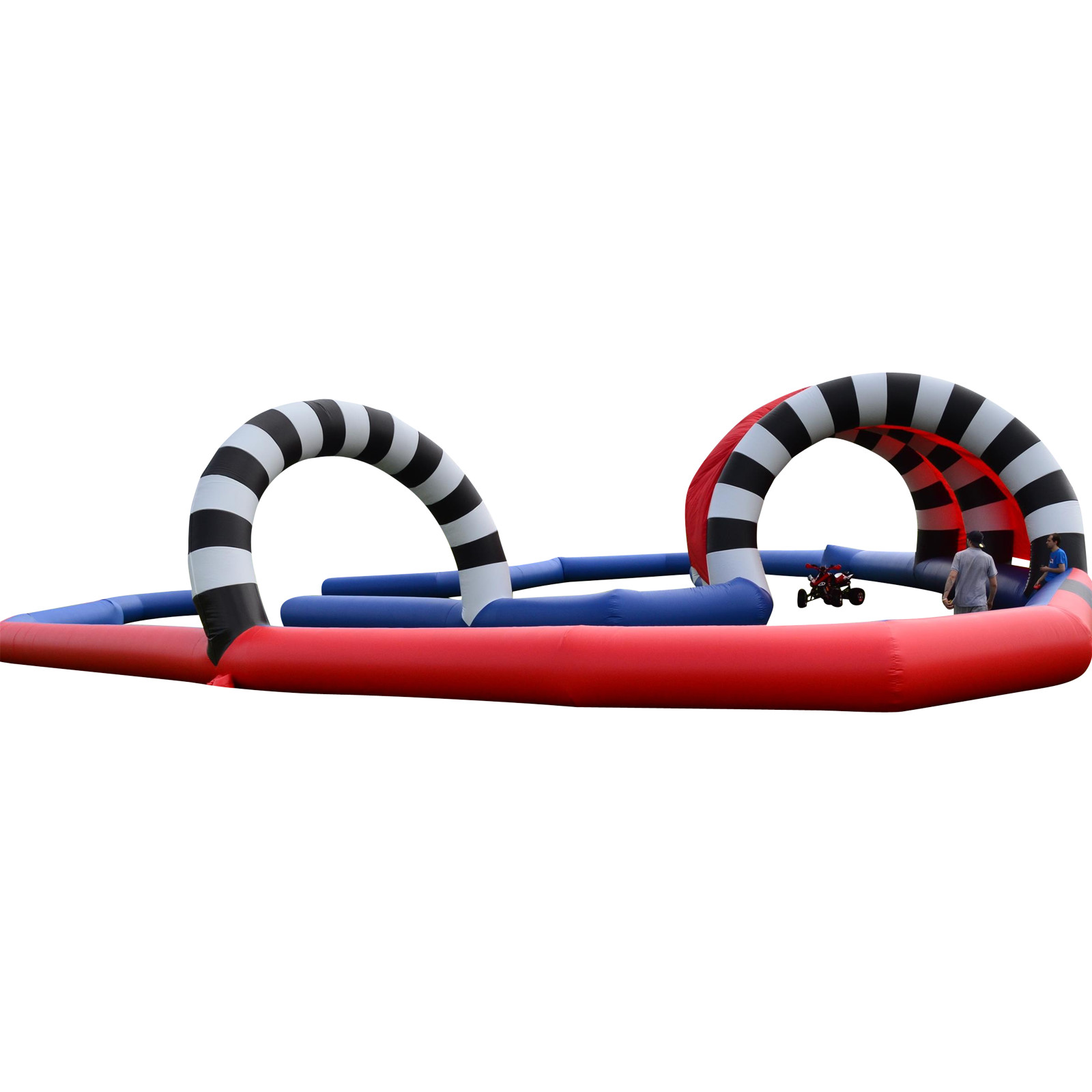 BB-093A - 80x60x3ft - Giant Deluxe Custom Quad Track - (Red, Blue ...