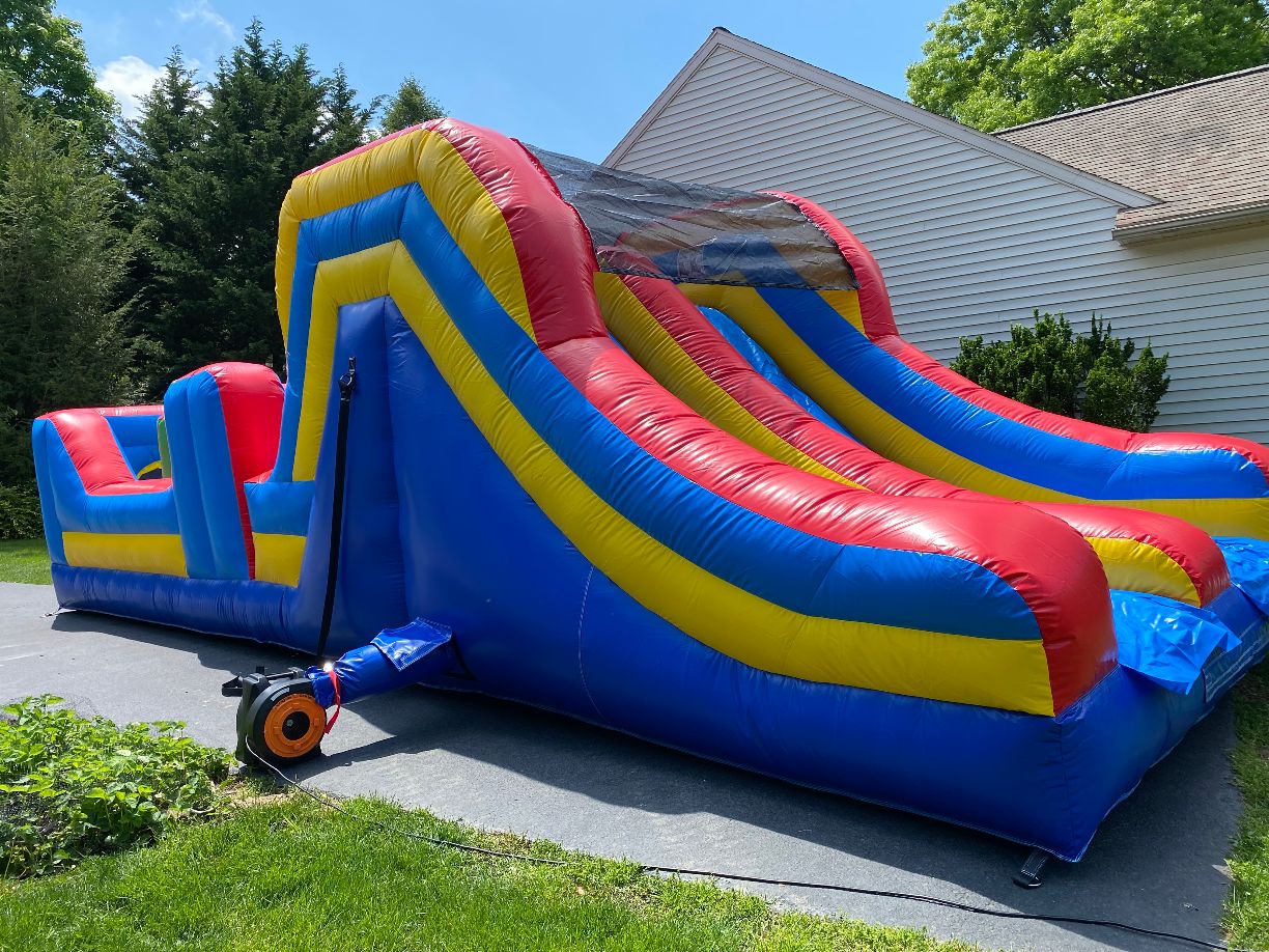 32' Obstacle Course 2 - Hire in Pennsylvania | Jets Bounce Party Rentals
